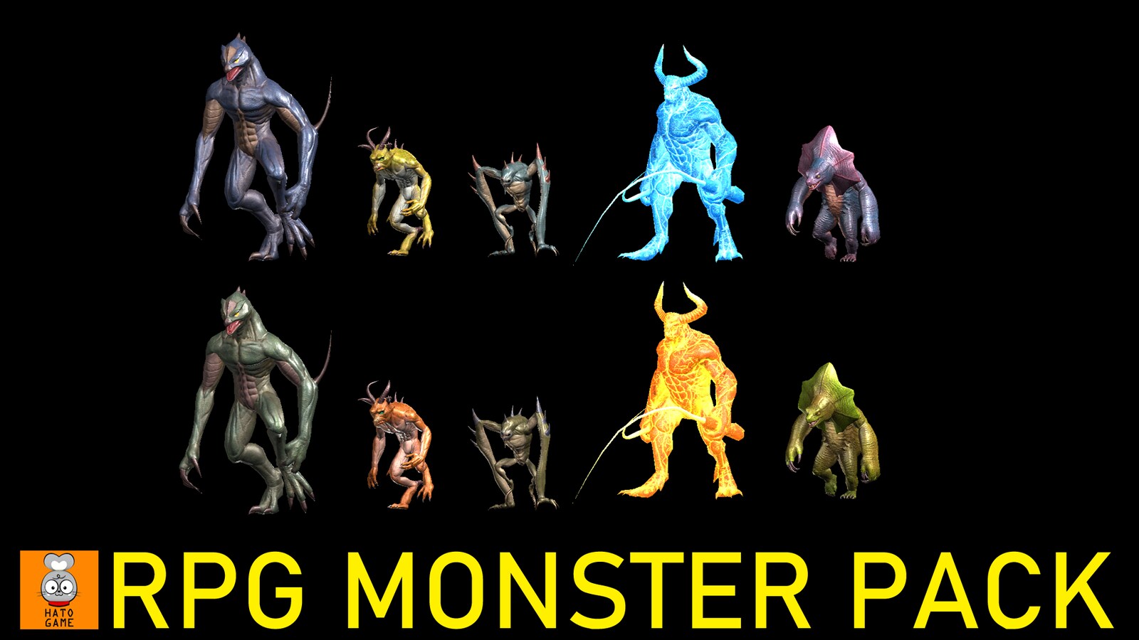 Monster : RPG PACK V1, 카테고리 캐릭터 - UE 마켓플레이스