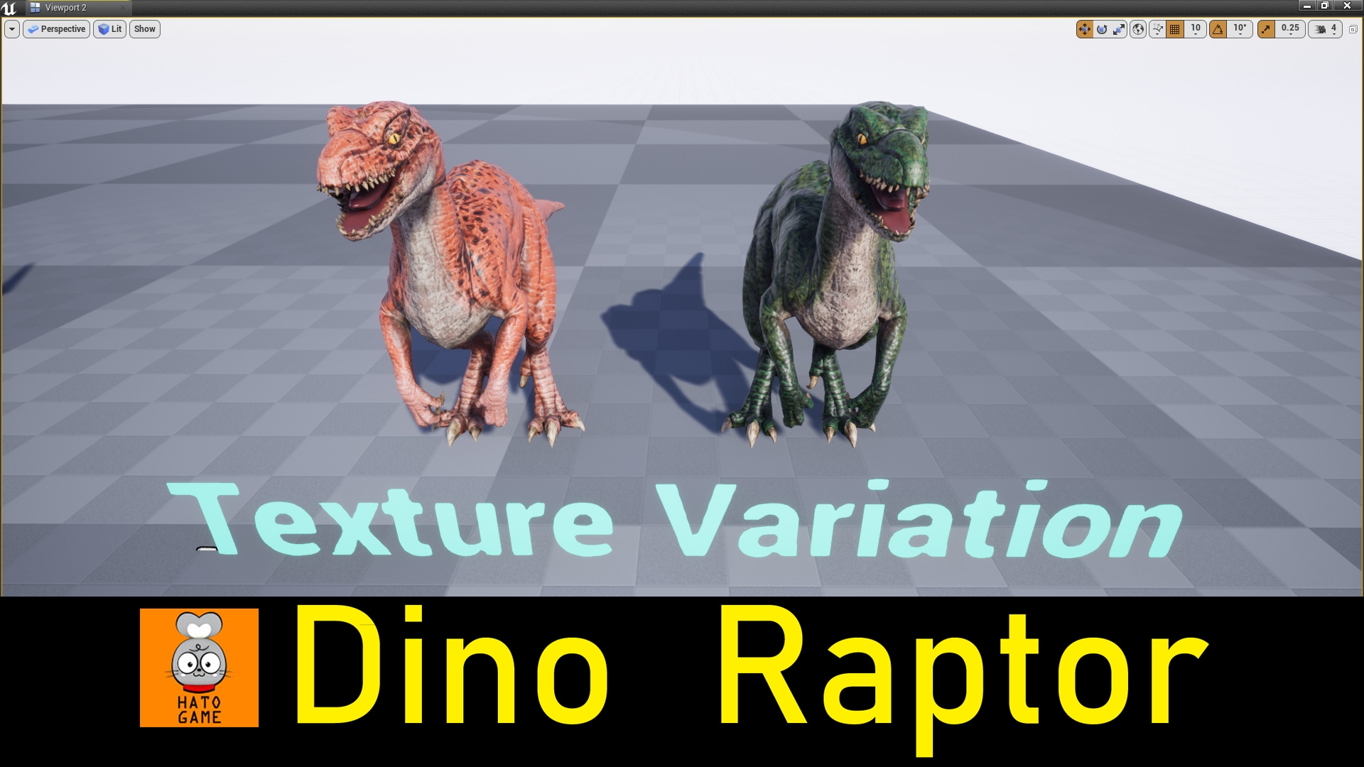 Monster : Raptor in Characters - UE Marketplace