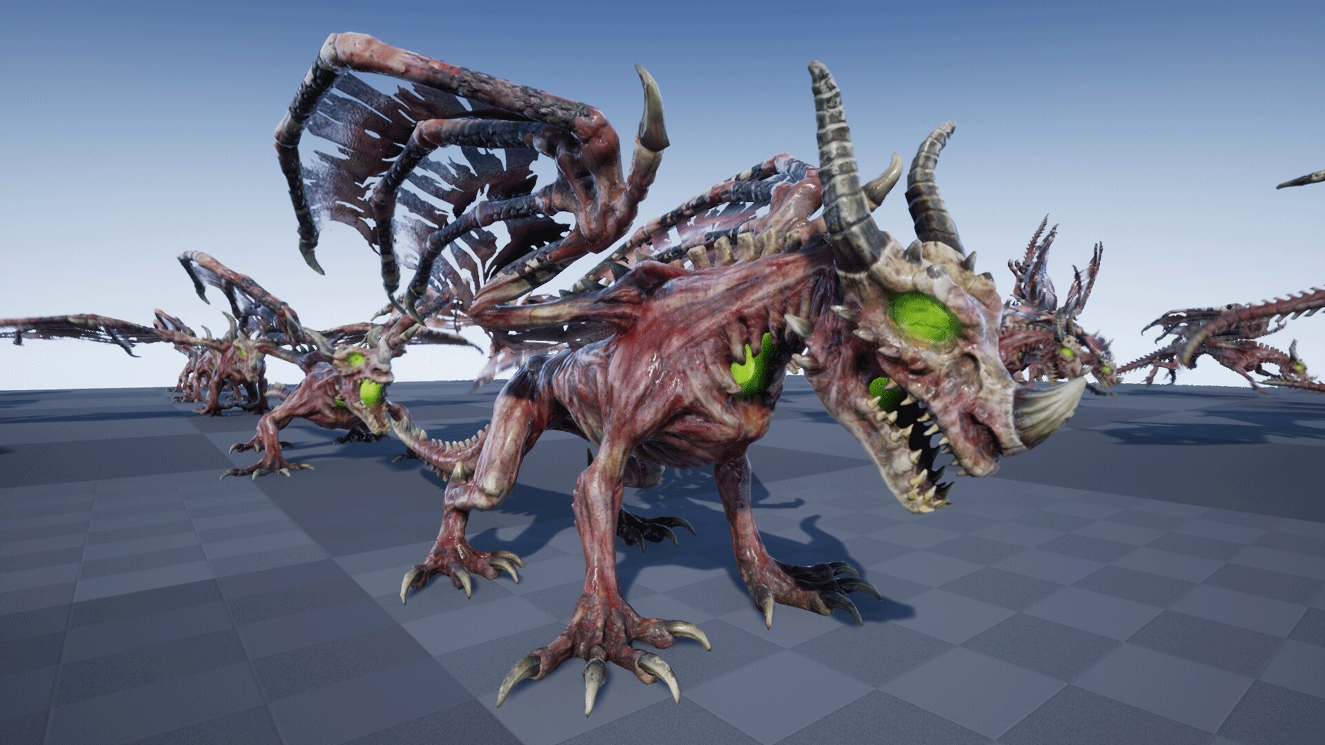 Zombie Dragon Wallpaper