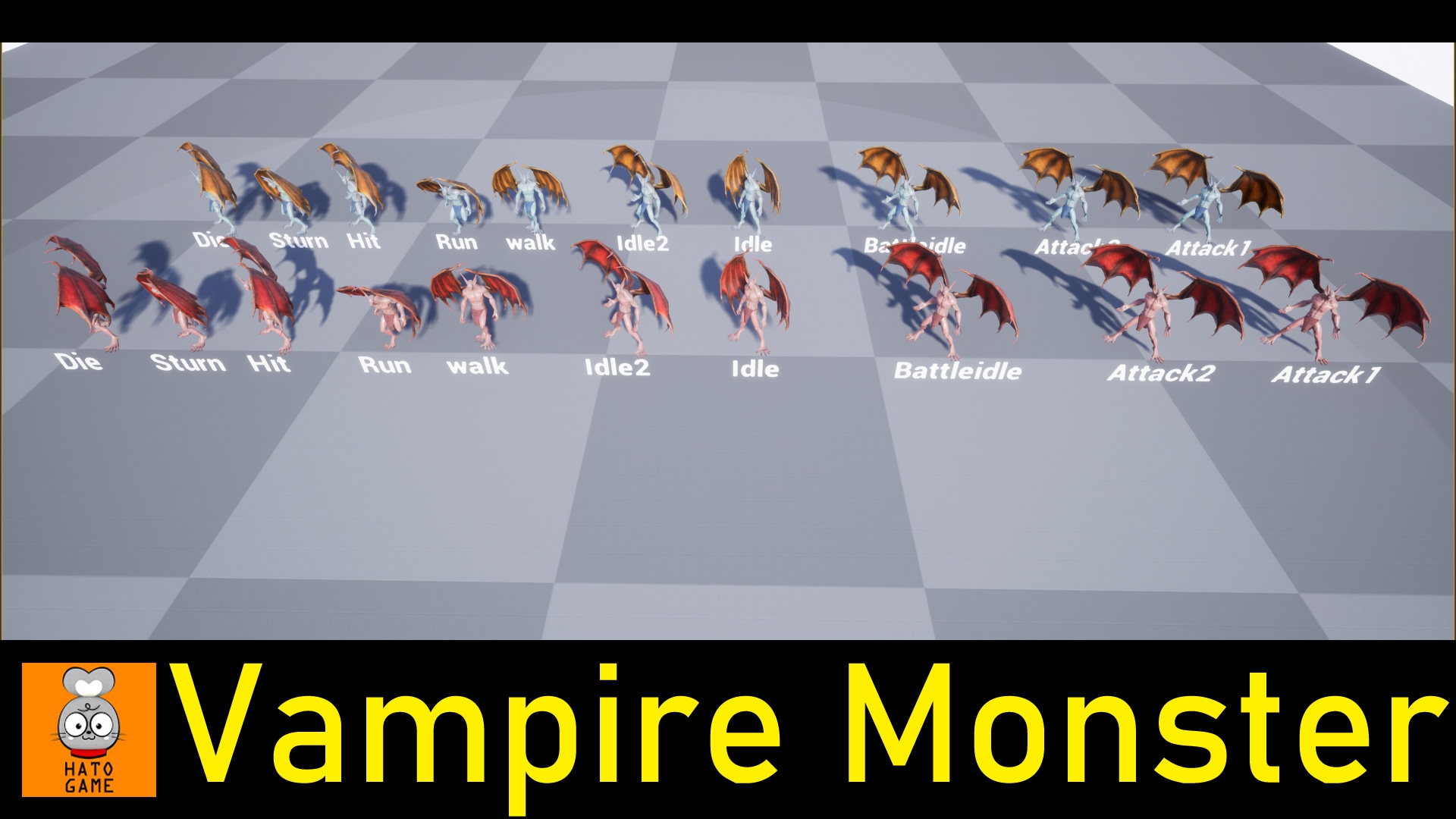 "Animated Pack" Demon Pack in Characters - UE Marketplace