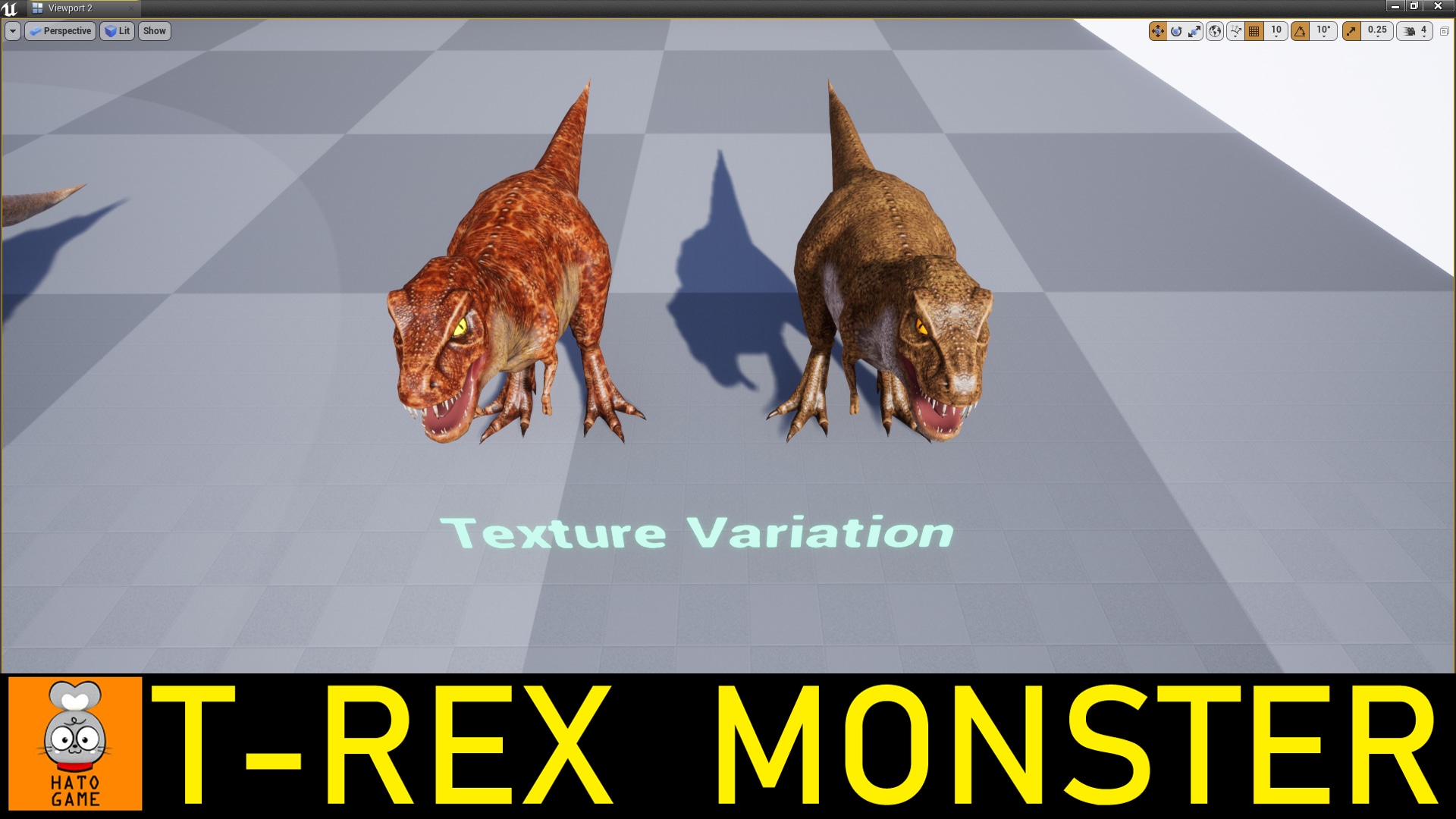 Monster : Dinosaur Pack V1 in Characters - UE Marketplace
