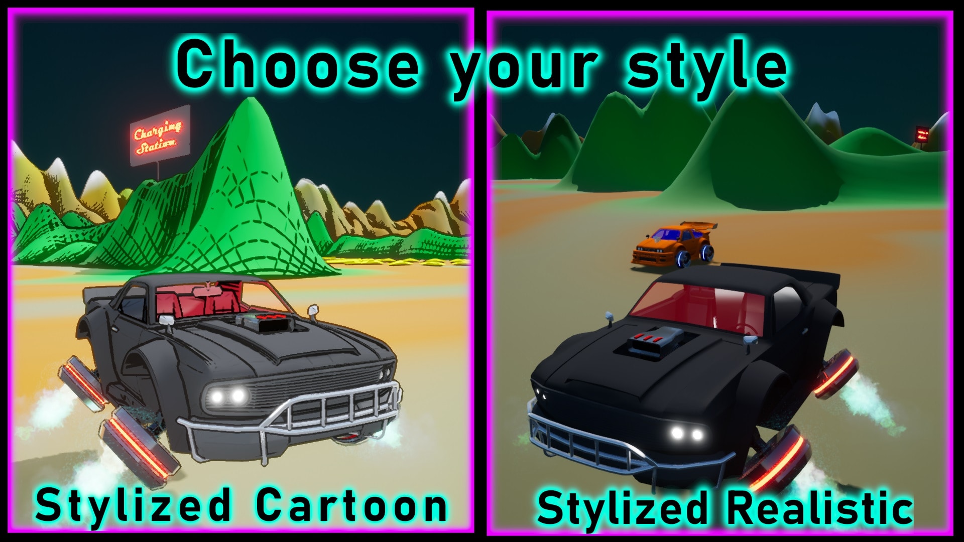 Hover cars with physics based customization in Blueprints - UE Marketplace