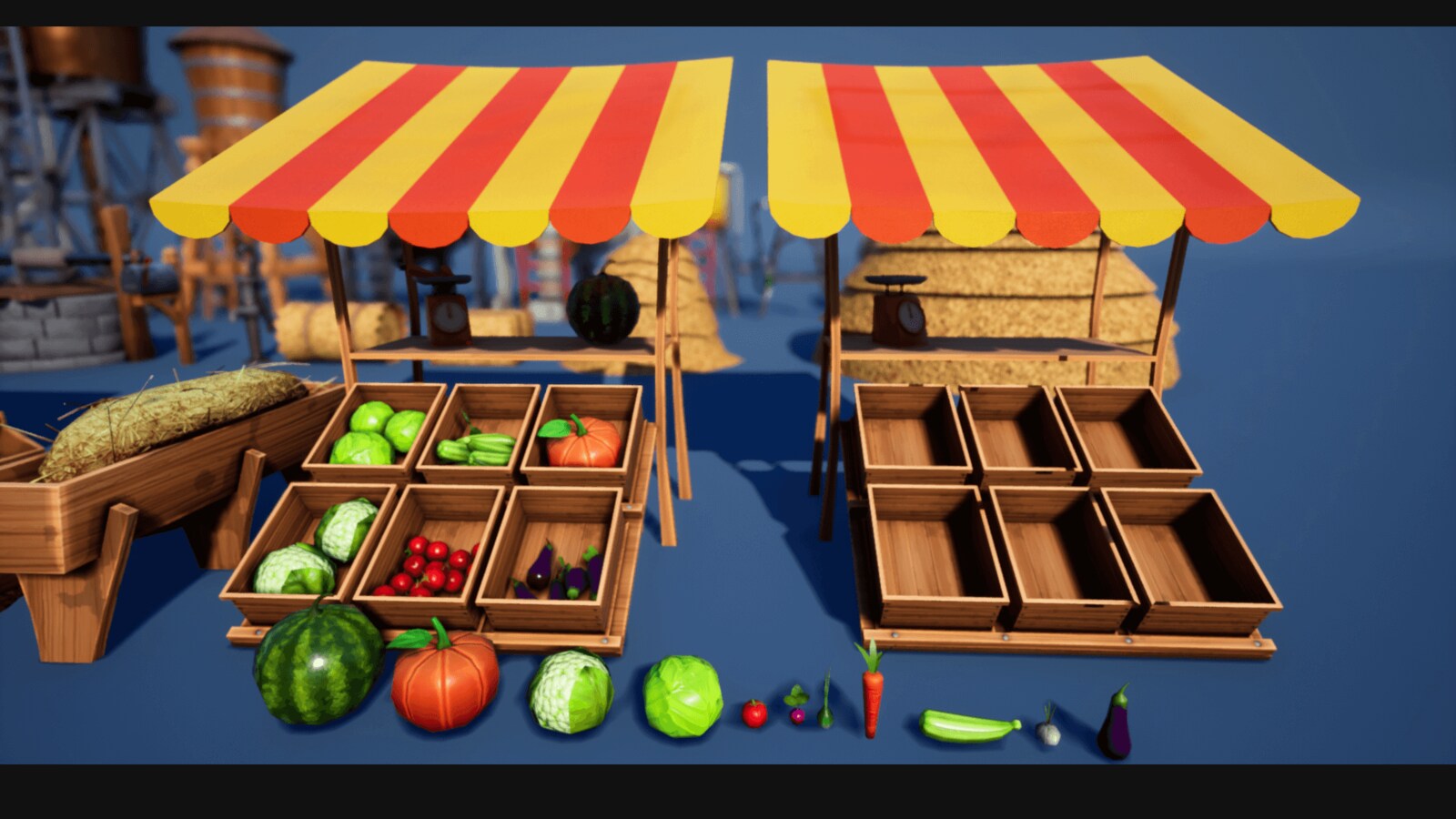 Stylized Farm Props in Props - UE Marketplace