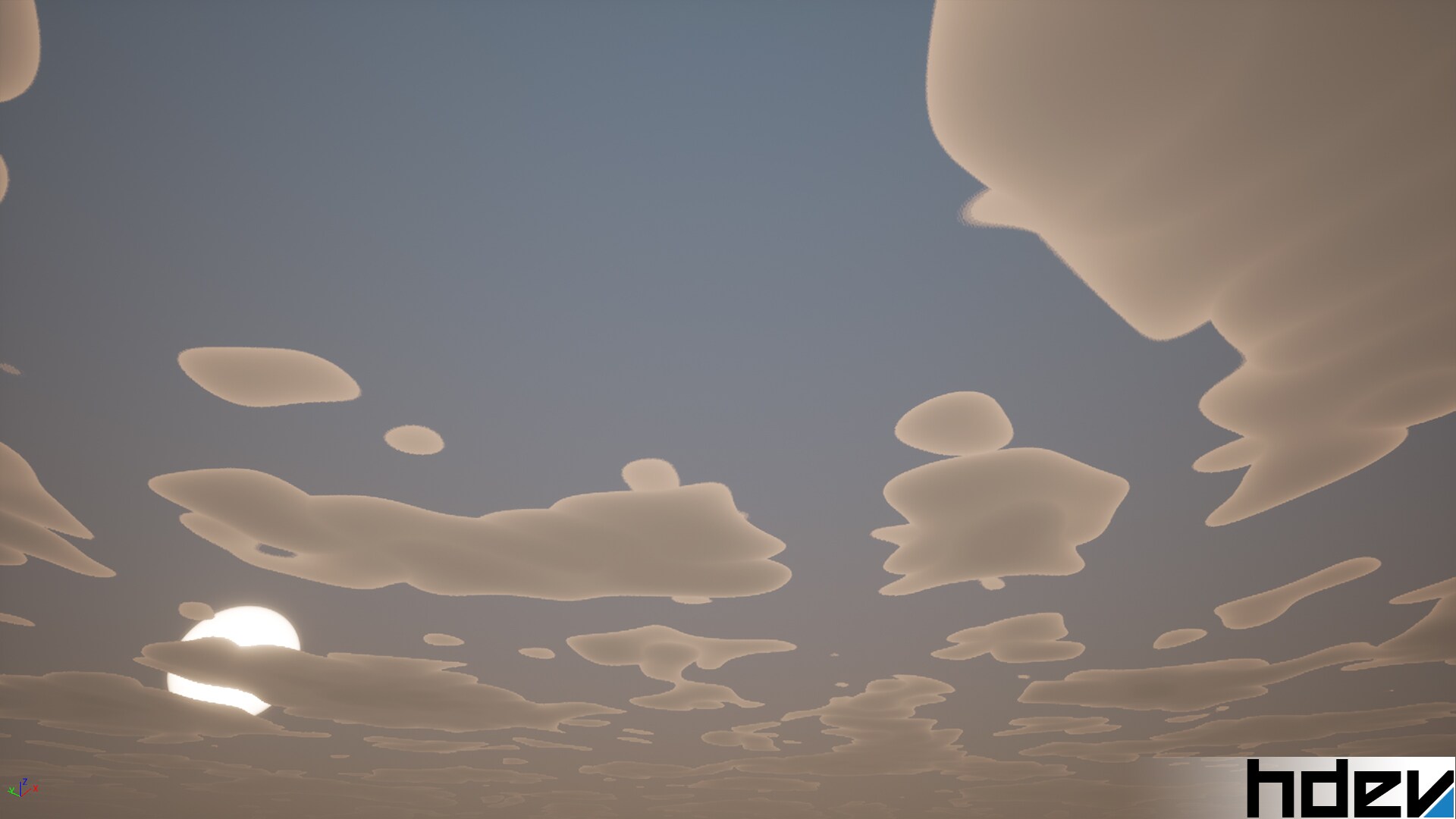 在蓝图创建的StylizedSky - Day/Night - 虚幻引擎商城