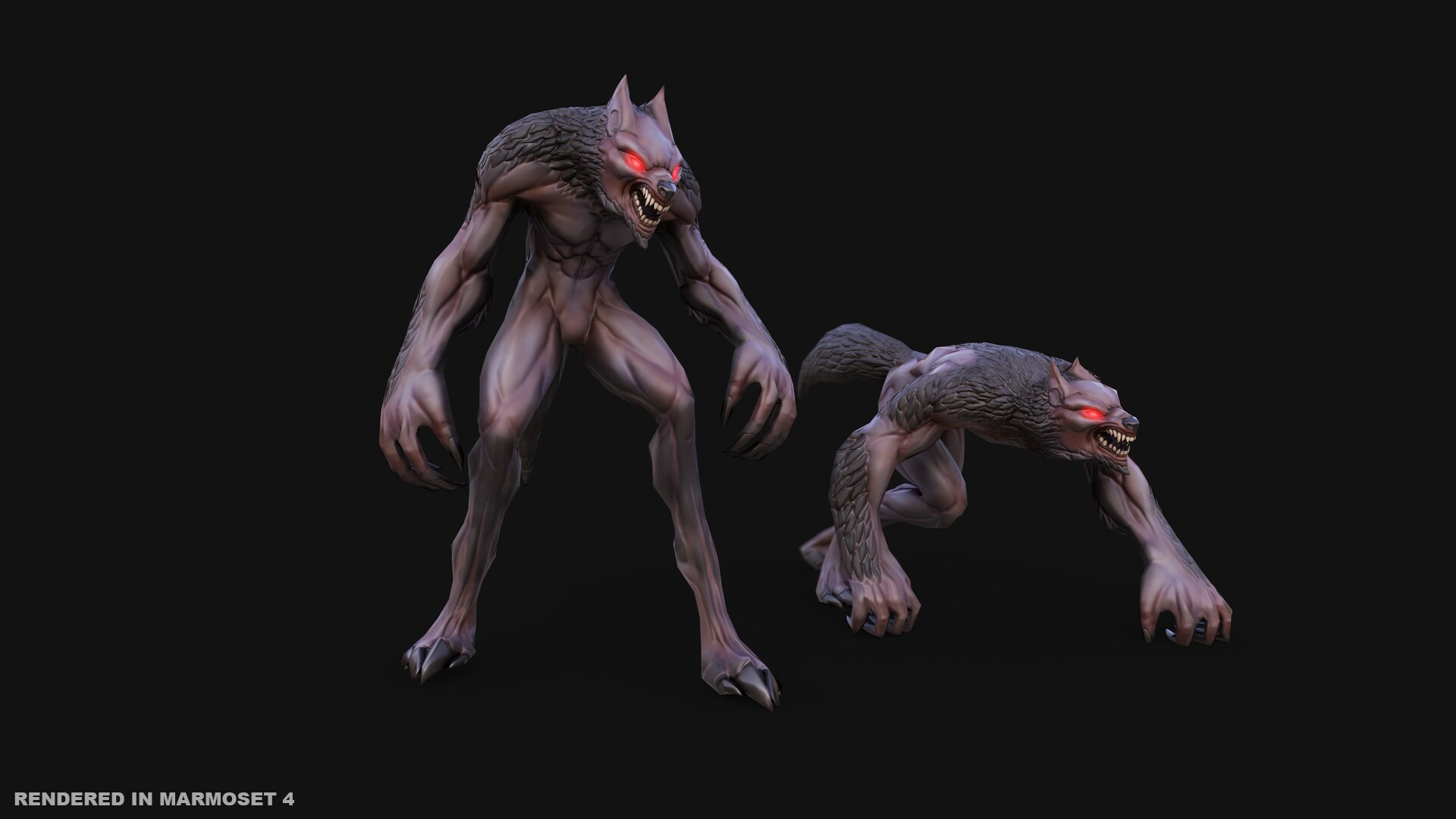 Stylized Werewolf - 02 in Characters - UE Marketplace