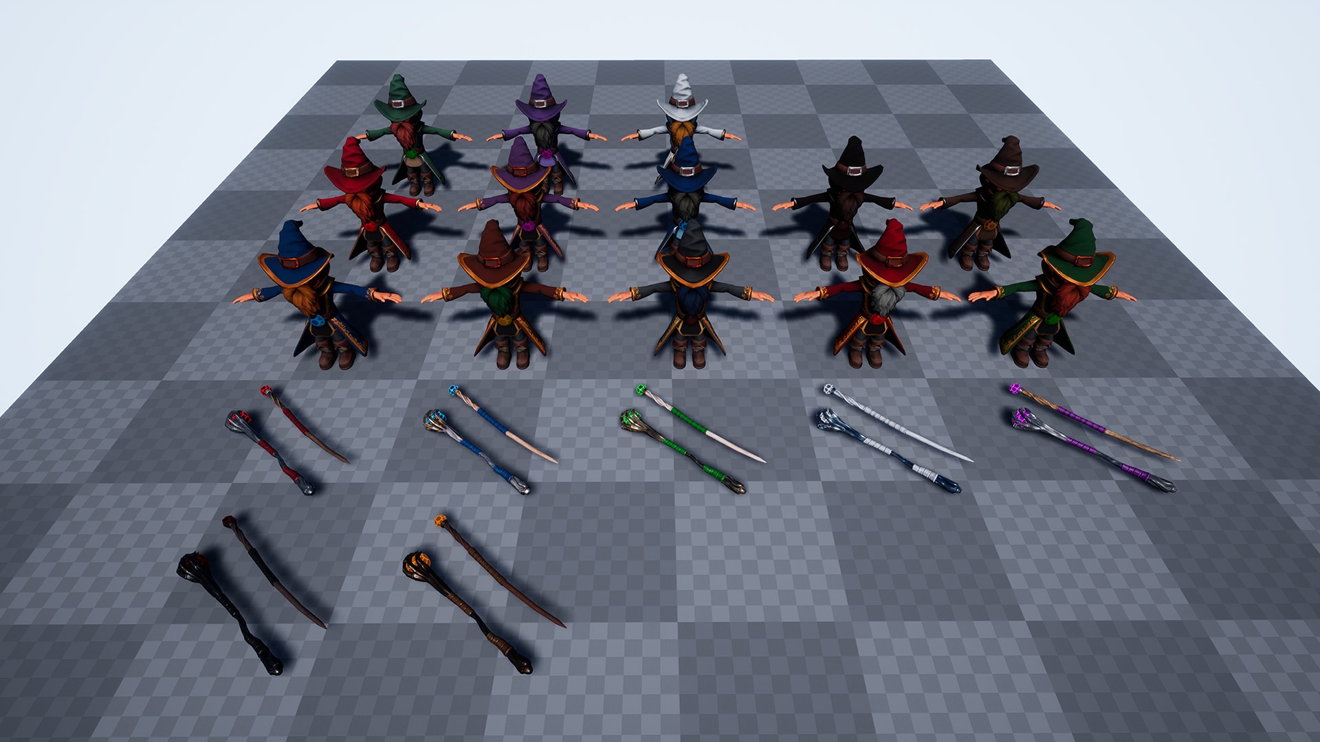 Animated Stylized Wizard in Characters - UE Marketplace