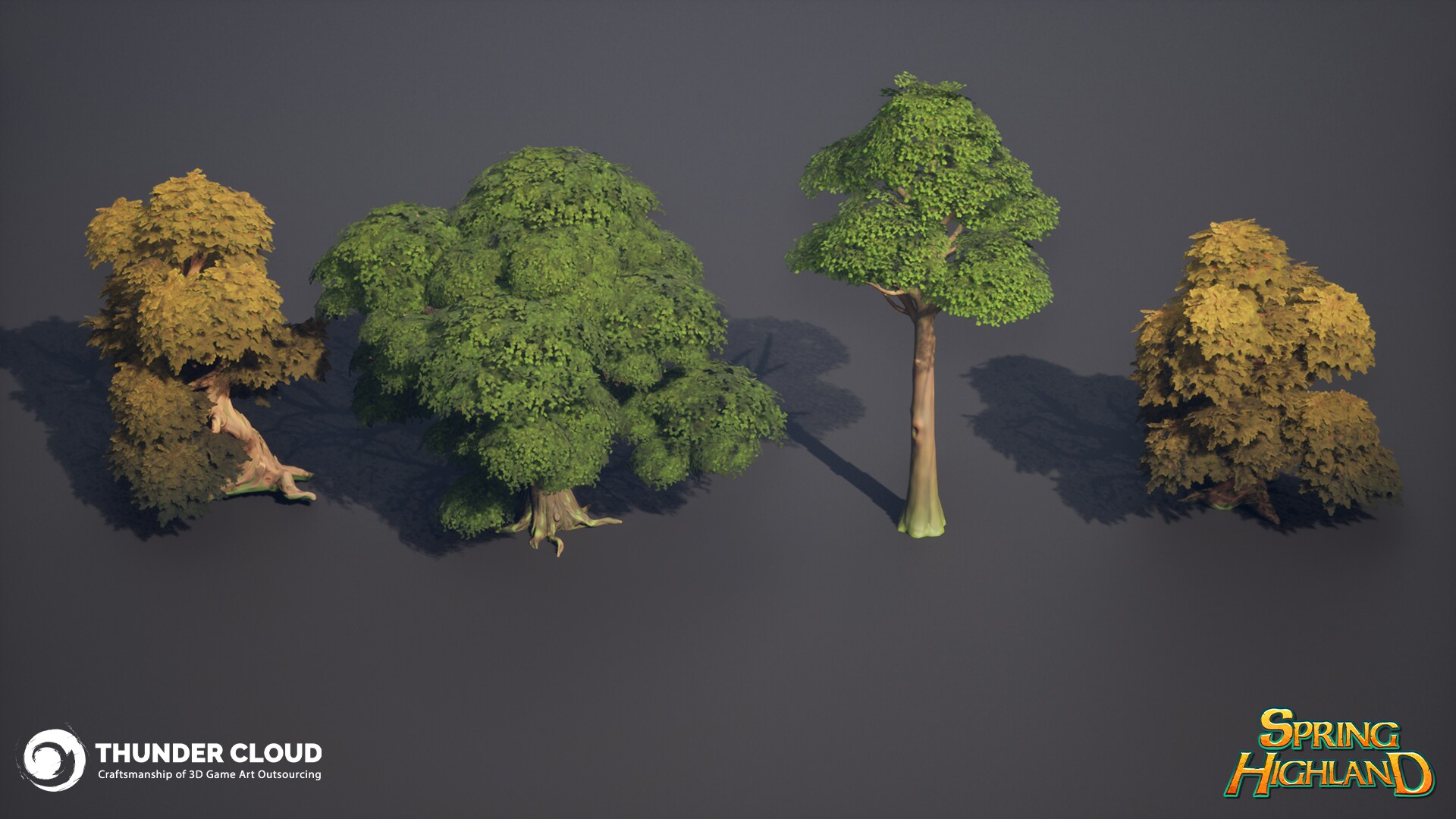 Stylized Spring Highland Asset Pack：環境 - UE マーケットプレイス