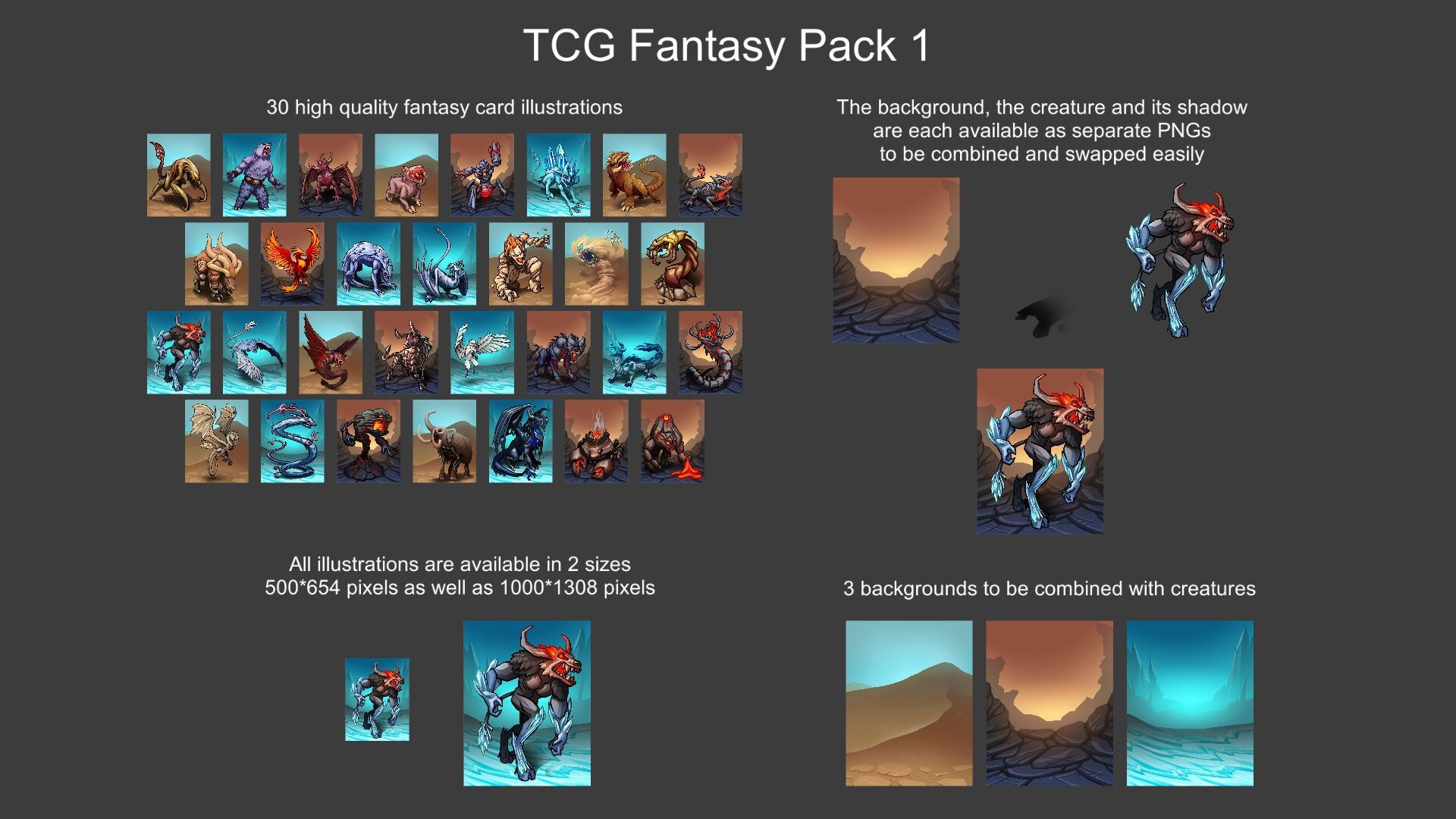 TCG Fantasy Pack 1, 카테고리 2D 애셋 - UE 마켓플레이스
