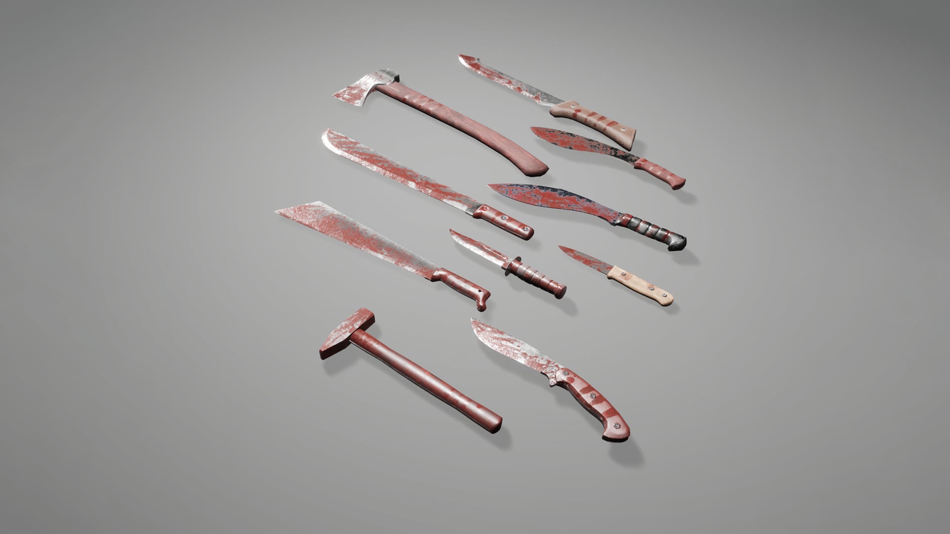 Bloody hand weapon pack in Weapons - UE Marketplace