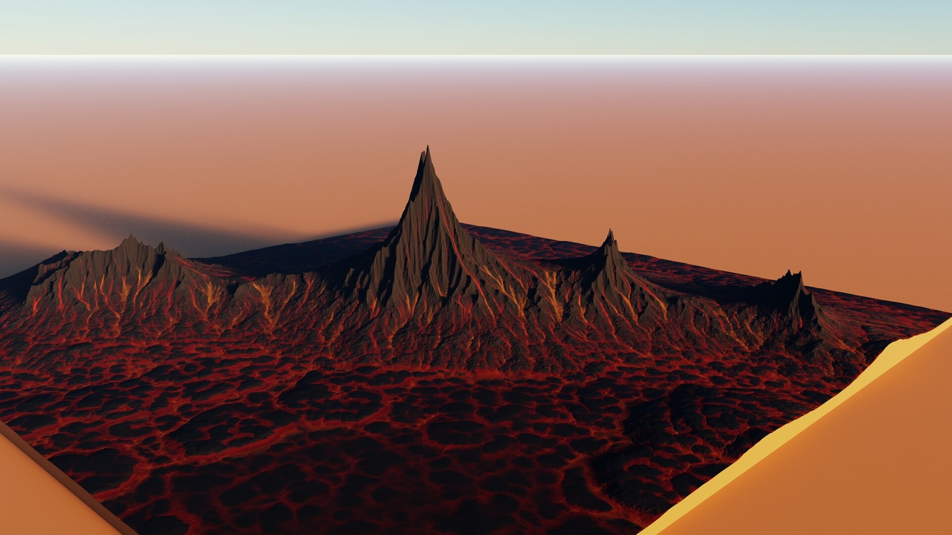 Heightmaps- Volcano：テクスチャー - UE マーケットプレイス