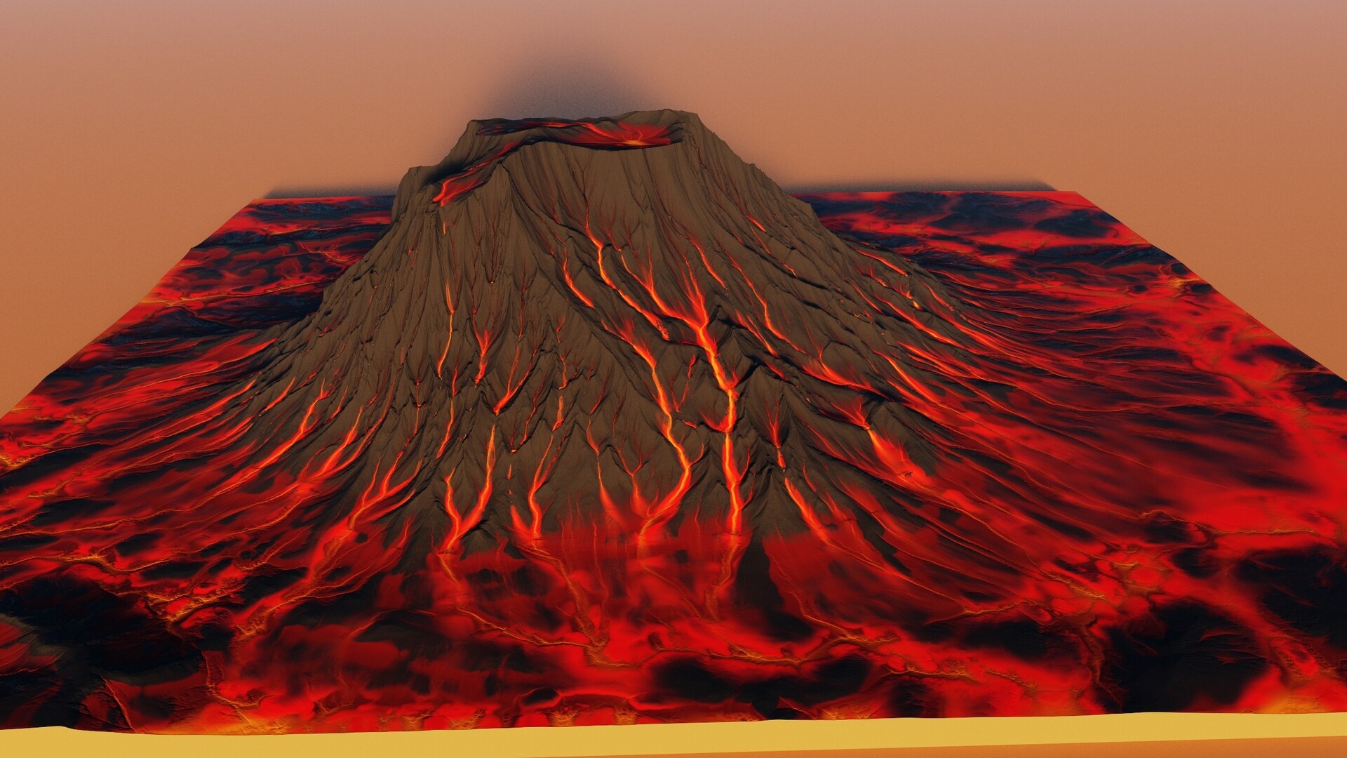 Heightmaps- Volcano：テクスチャー - UE マーケットプレイス