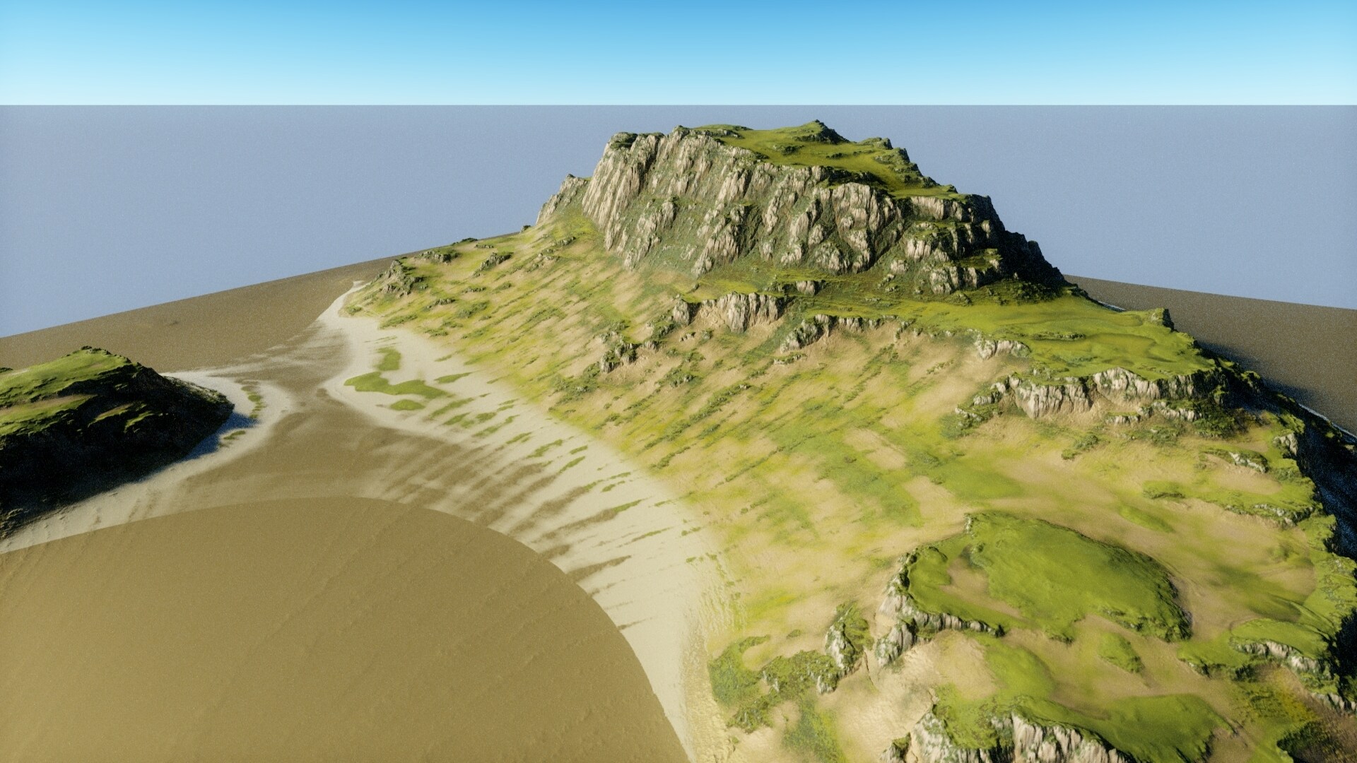 Heightmap & Brush Tools - Island in Textures - UE Marketplace