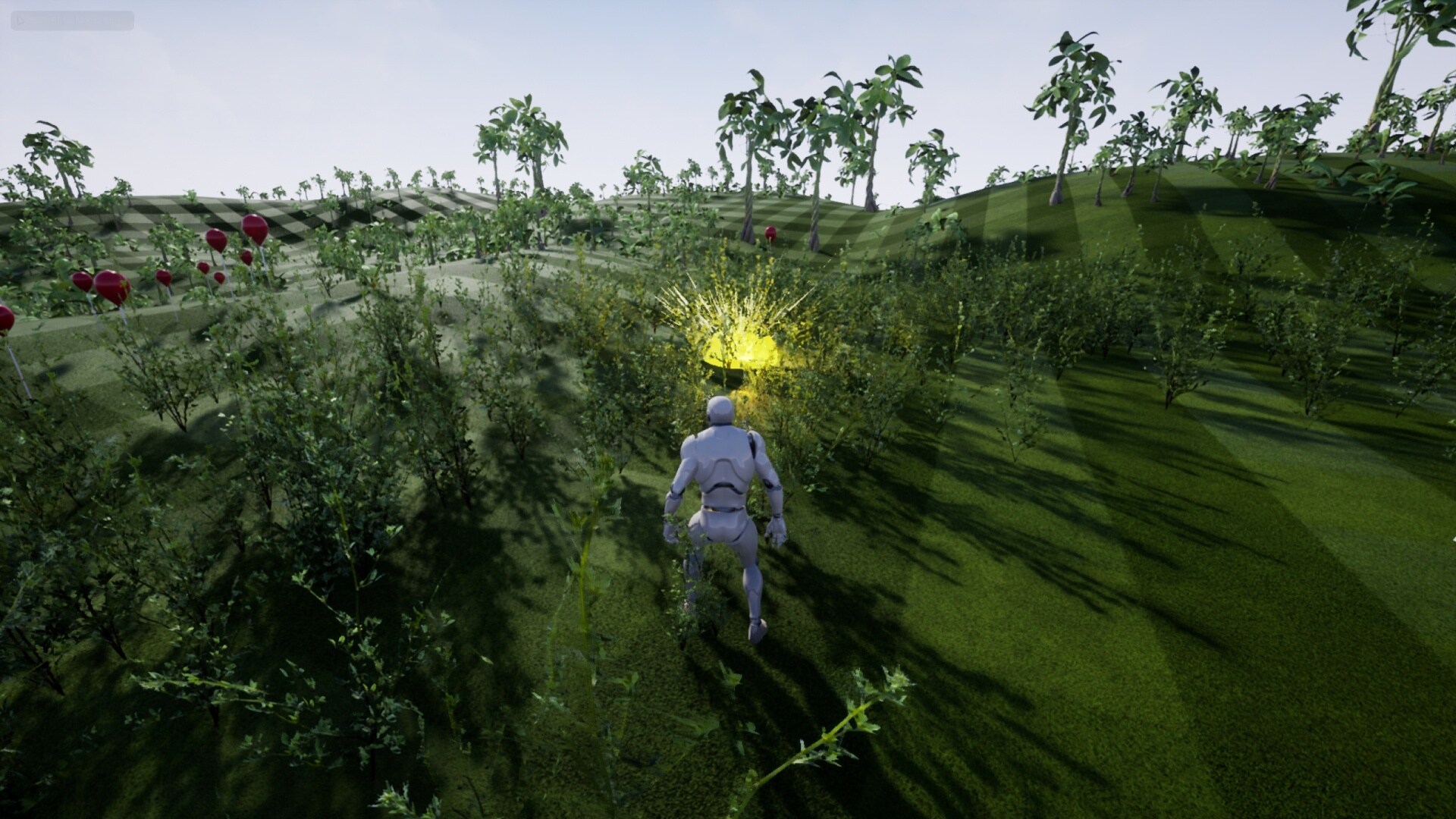 在蓝图创建的Easy Interactive Foliage Physics Blueprint System - 虚幻引擎商城