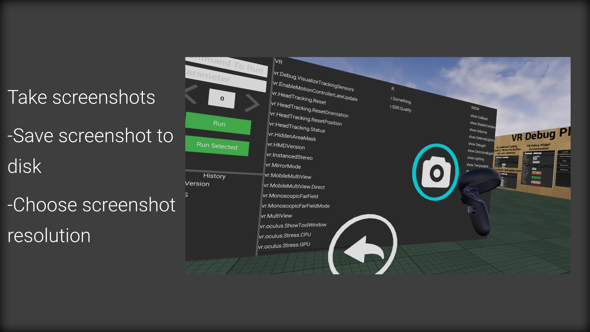 在代码插件创建的vr Debug Plugin 虚幻引擎商城