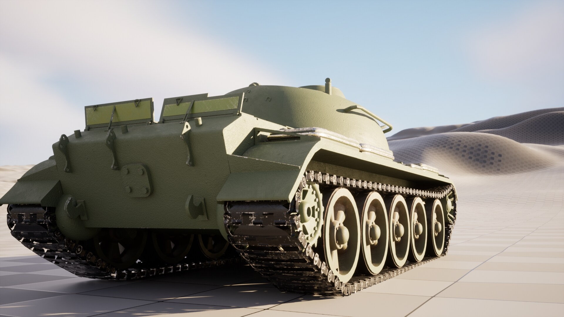 T55 Tank in Blueprints - UE Marketplace