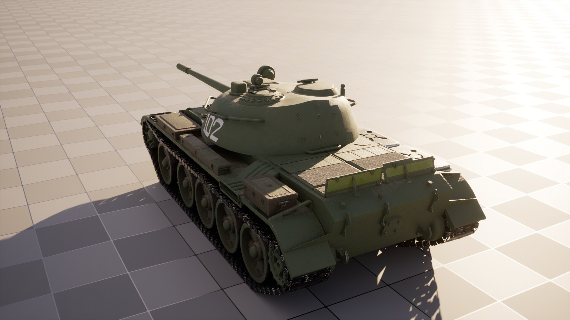 T55 Tank in Blueprints - UE Marketplace