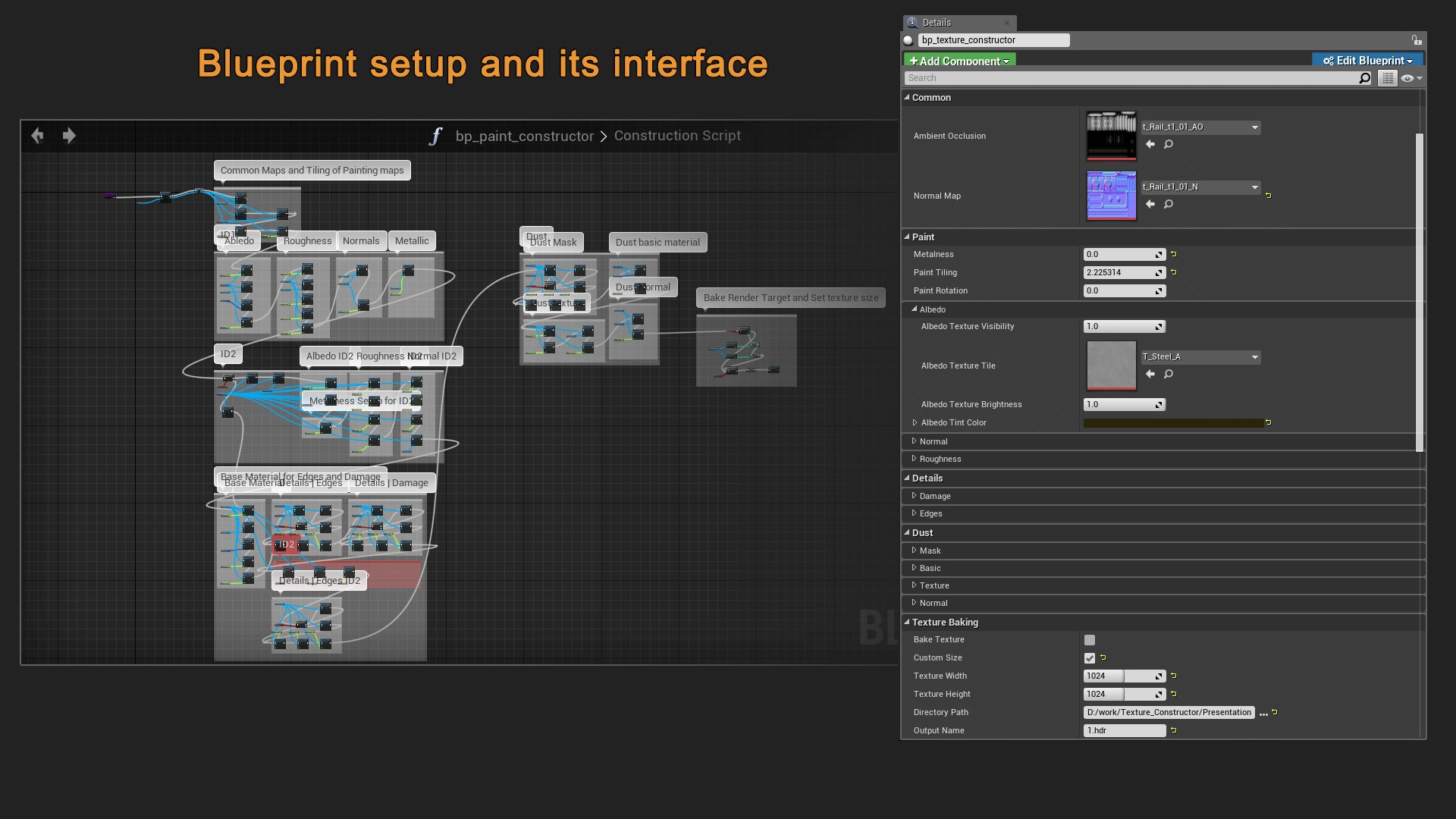 Texture Constructor in Blueprints - UE Marketplace