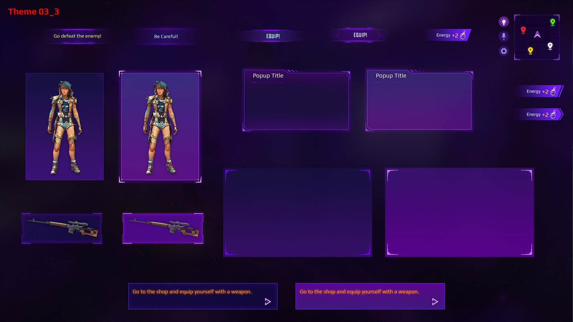 Sci-Fi Cyber UI Components in 2D Assets - UE Marketplace