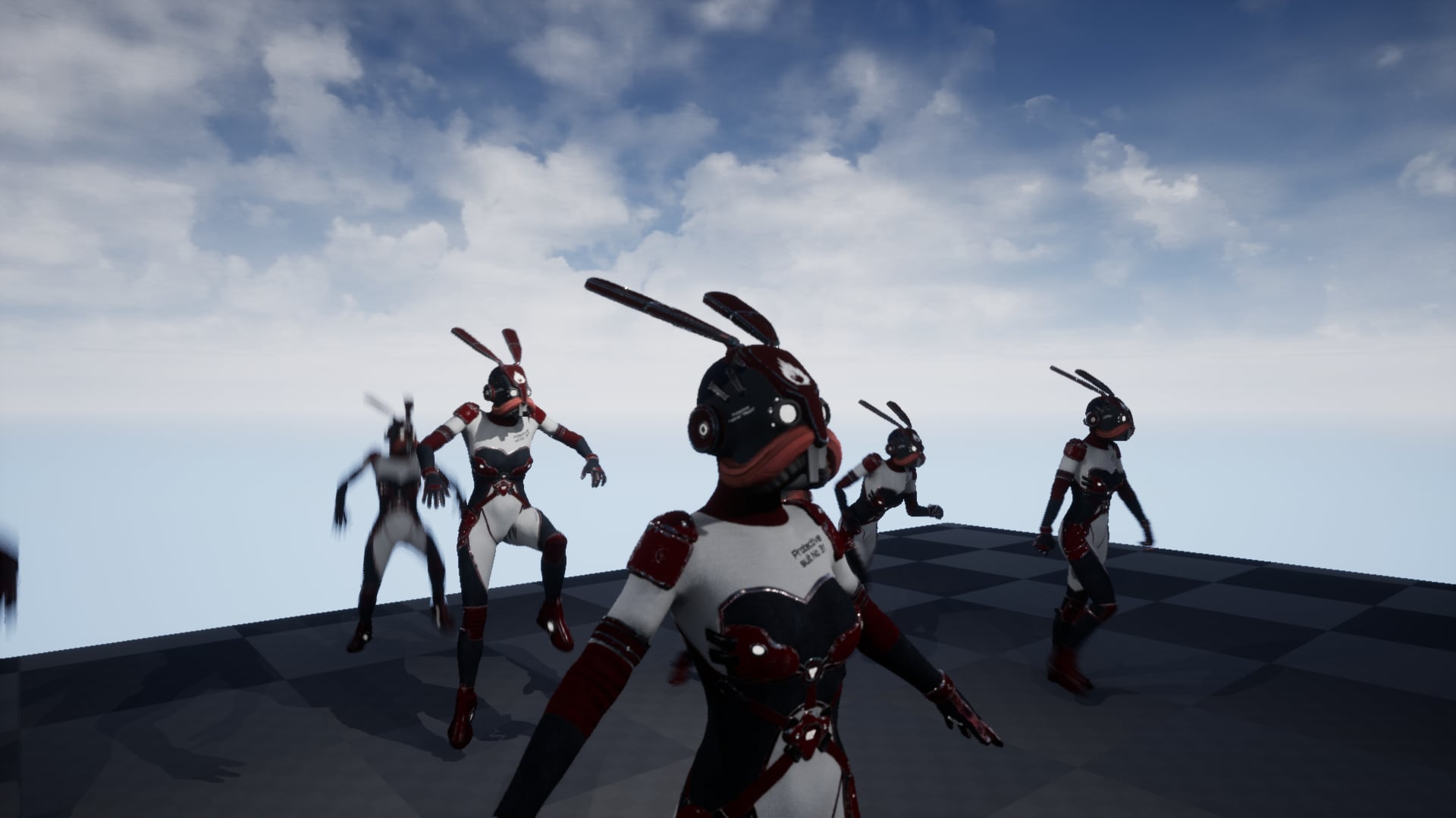 A woman in a Sci Fi rabbit costume, 카테고리 캐릭터 - UE 마켓플레이스