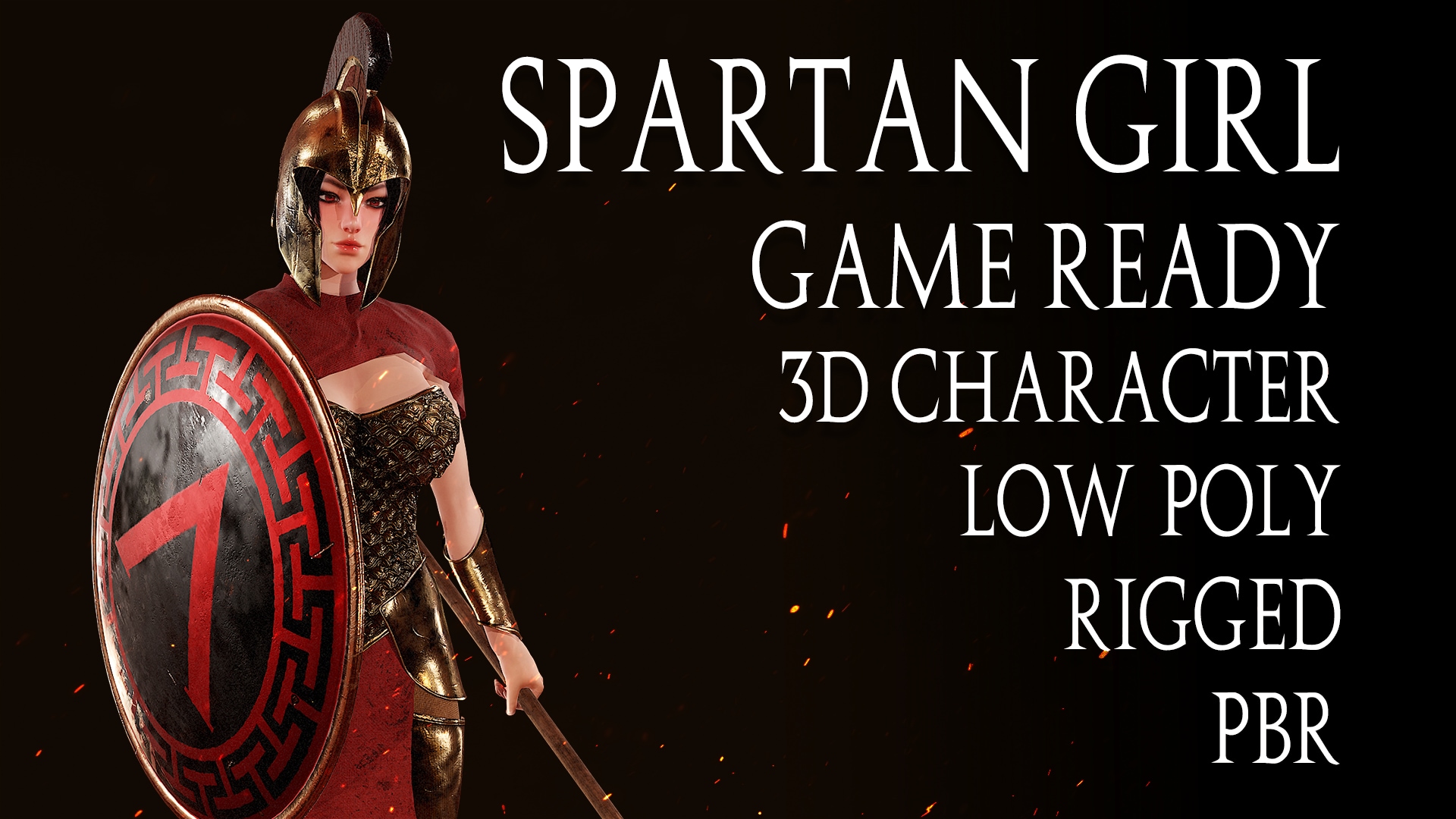 Spartan Girl in Characters - UE Marketplace