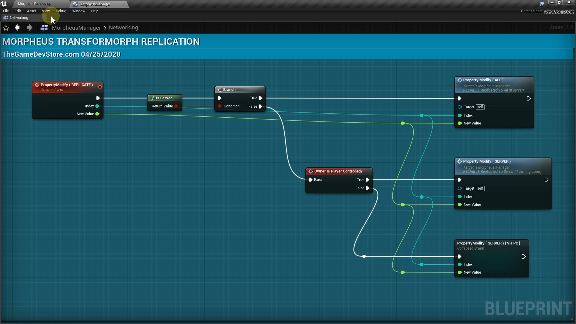 Transformorph Multiplayer Skeletal Mesh Customization, 카테고리 코드 플러그인 - UE 마켓플레이스