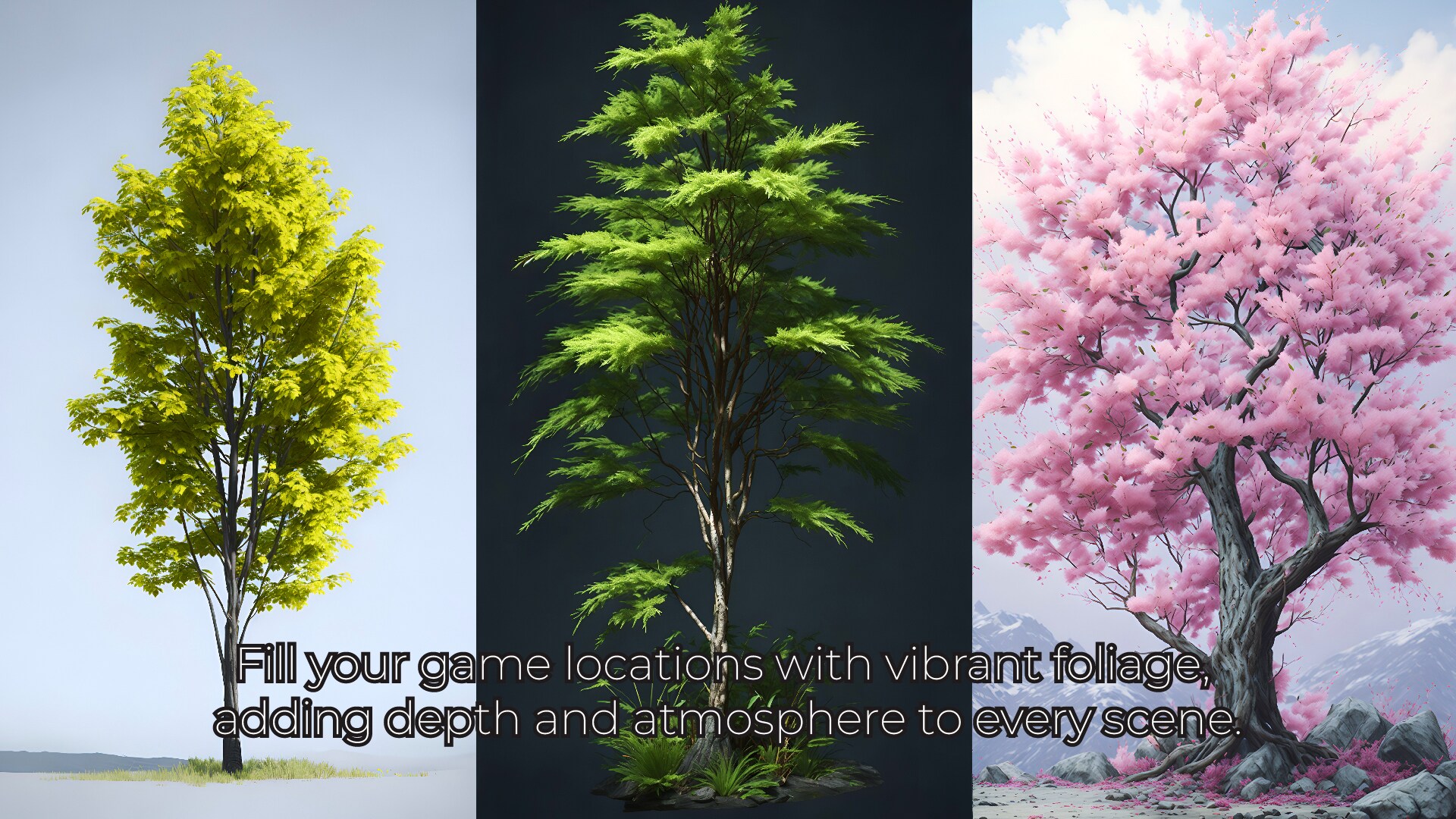 Trees Collection in 2D Assets - UE Marketplace