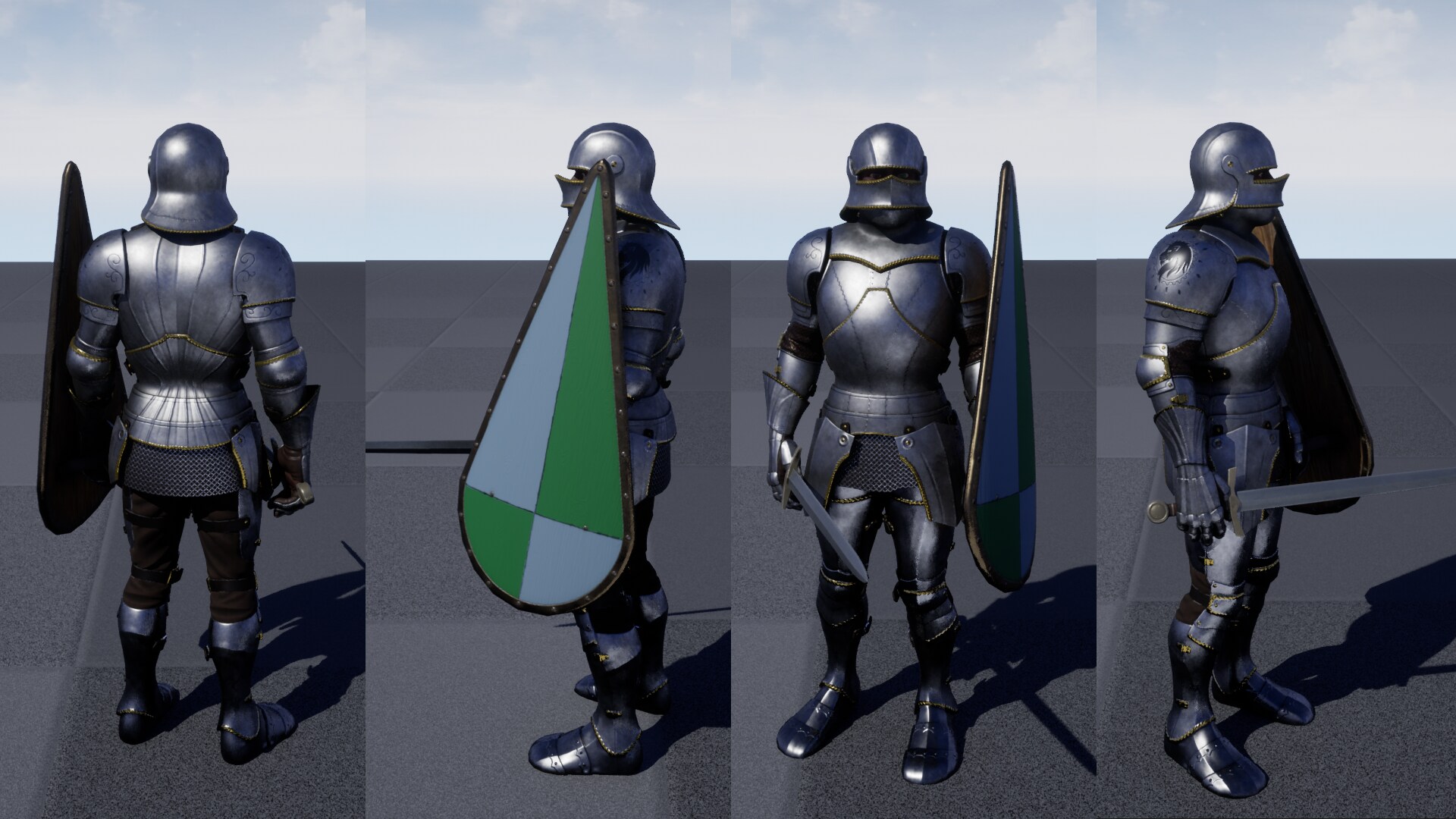 Stylized Knight in Characters - UE Marketplace