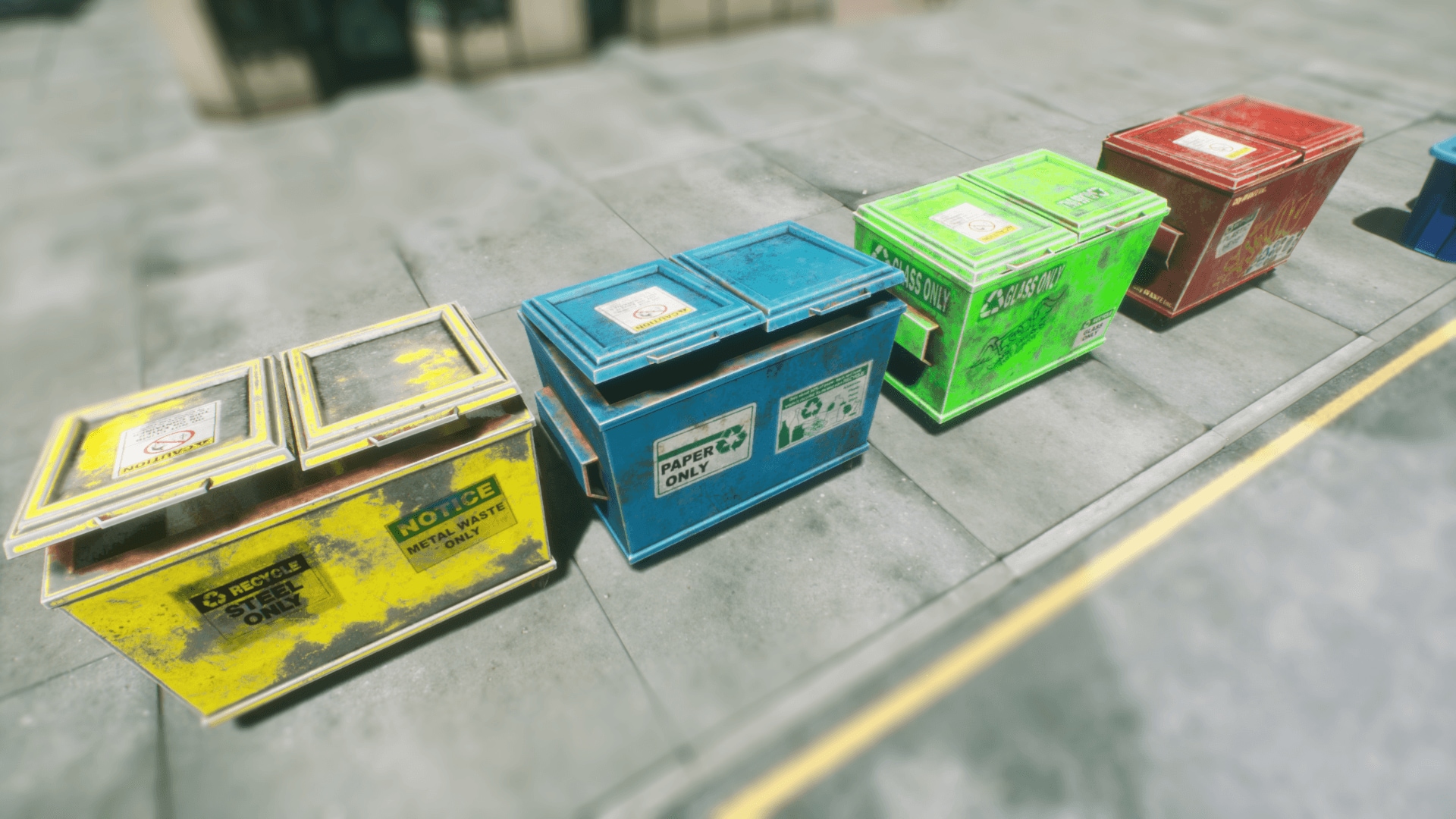 Dumpsters in Props - UE Marketplace