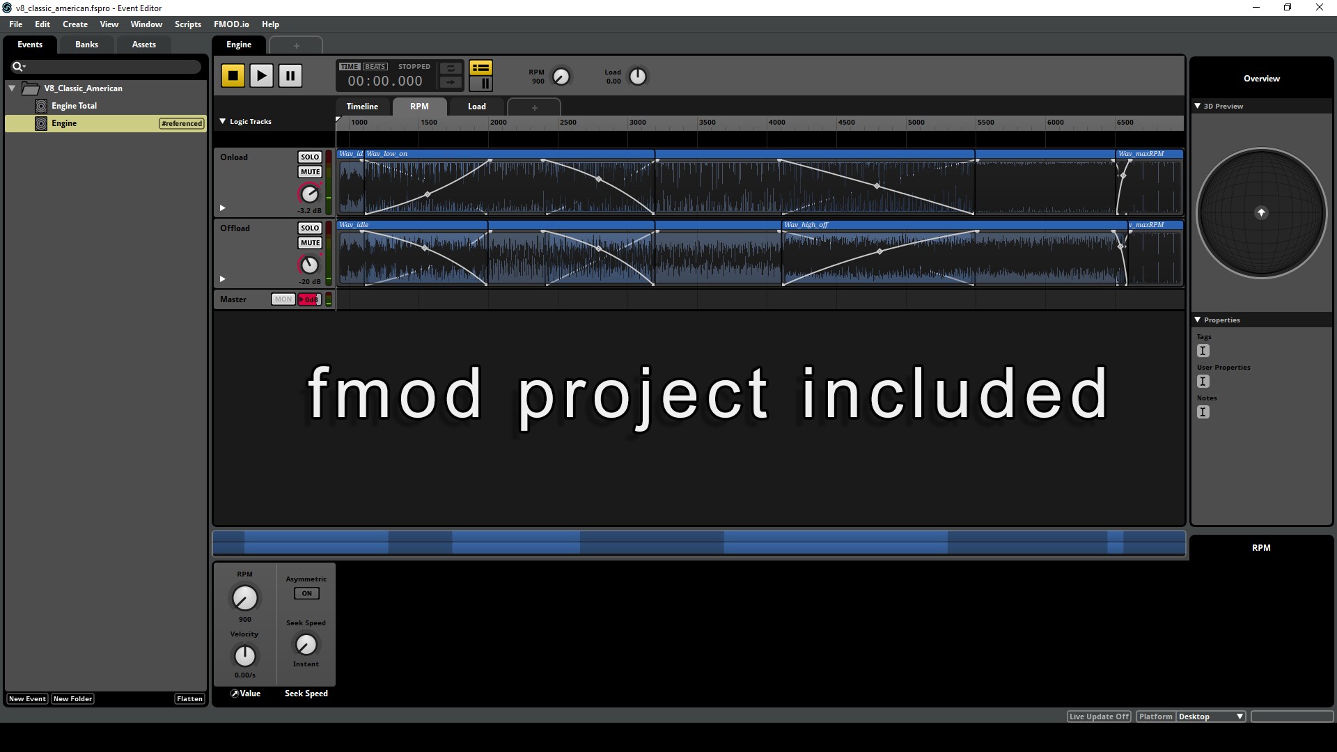 V8 American Classic - Engine Sound Pack in Sound Effects - UE Marketplace