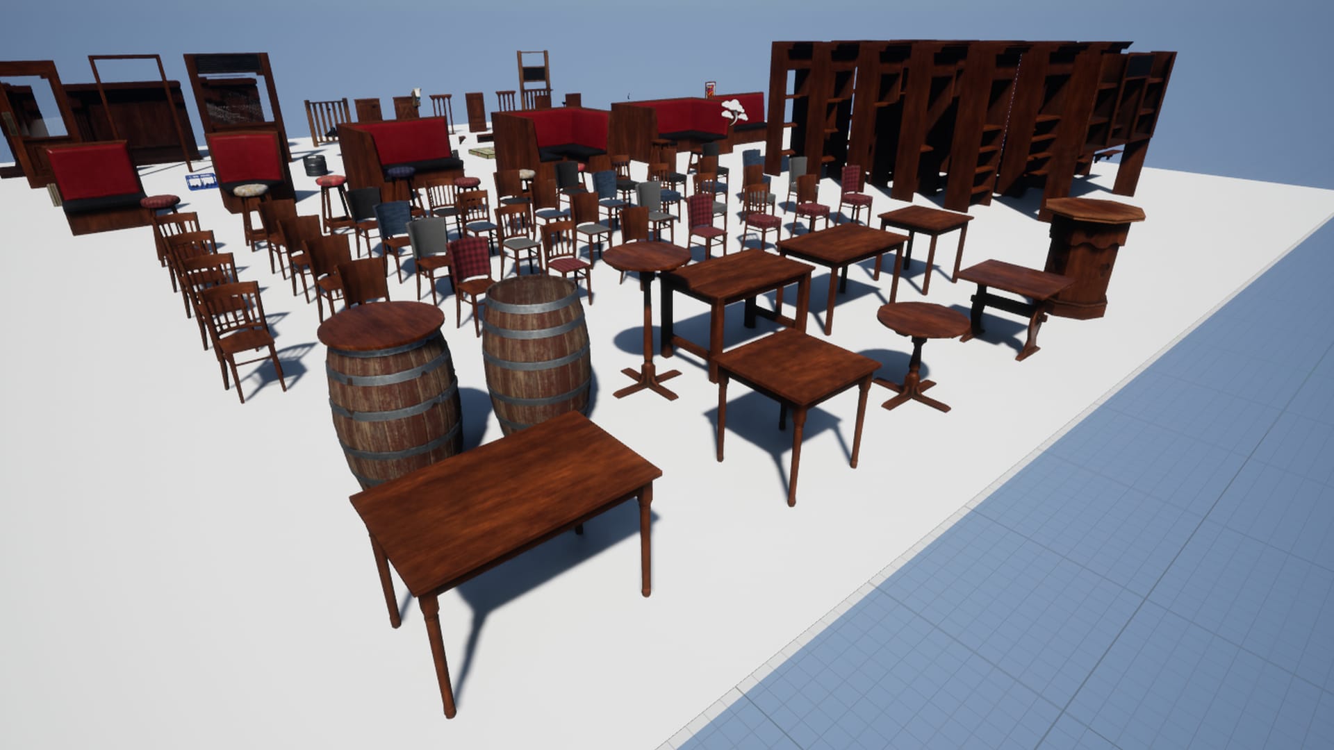 Irish Pub Environment - 90+ AAA ready models：プロップ・小物 - UE マーケットプレイス