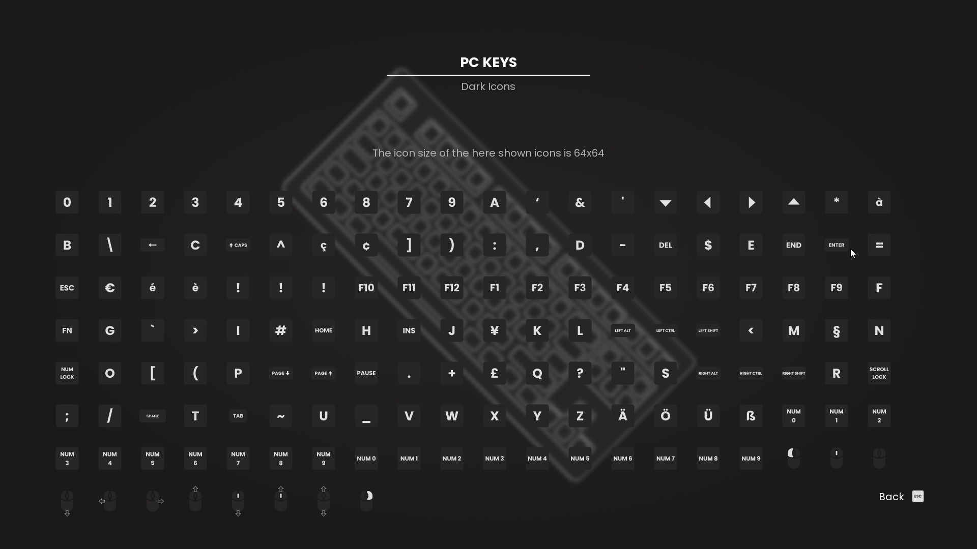 Ultimate Input Icons Pack: PC Only, 카테고리 2D 애셋 - UE 마켓플레이스