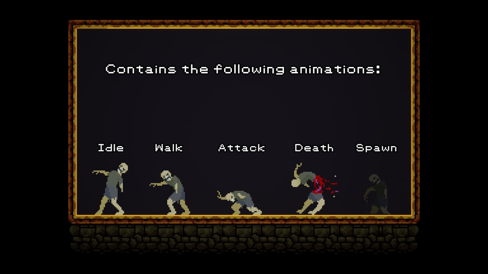 Zombie - Pixel Art in 2D Assets - UE Marketplace