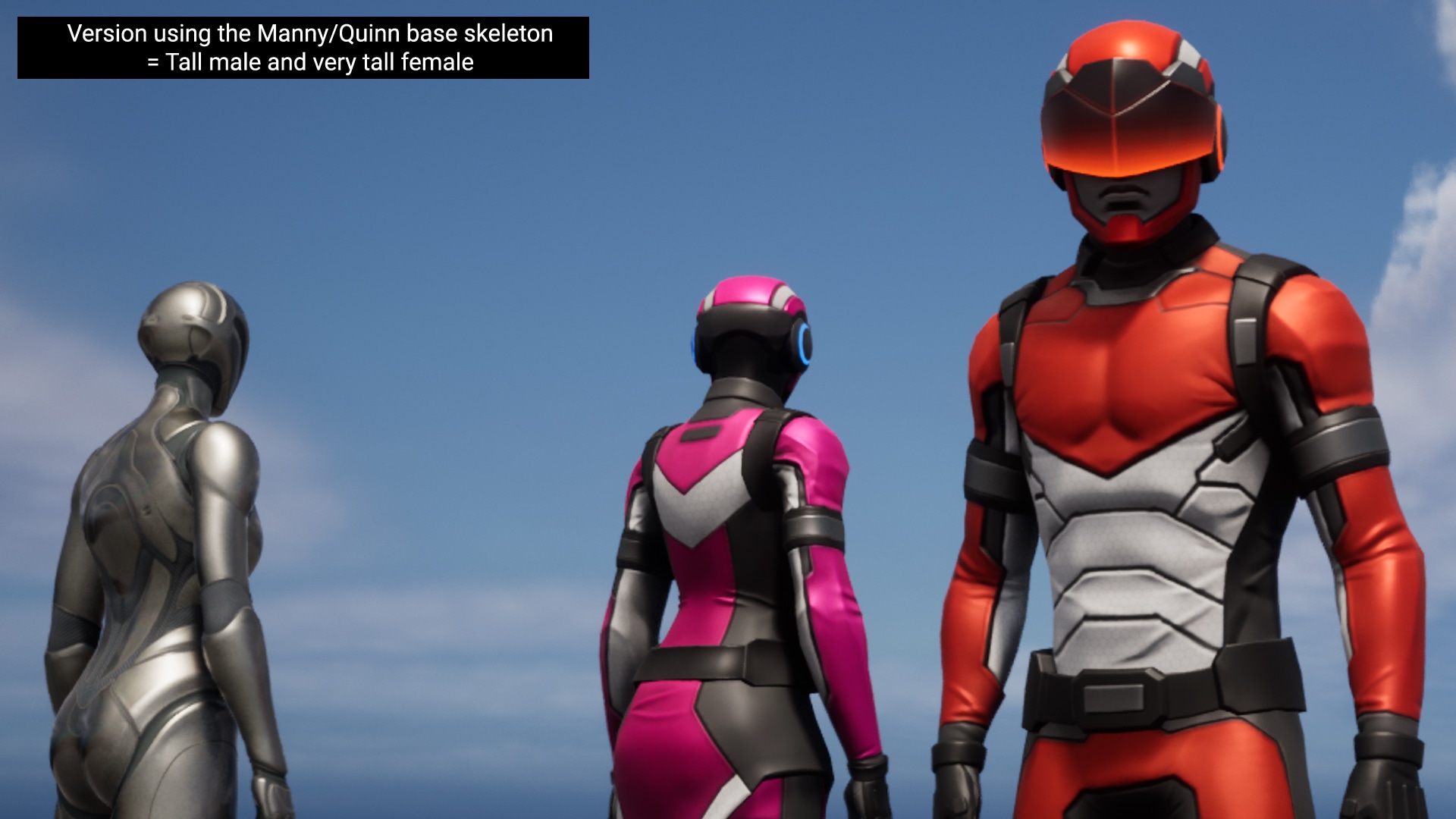 Tokusatsu outfit for Manny & Quinn and MetaHumans in Characters - UE ...
