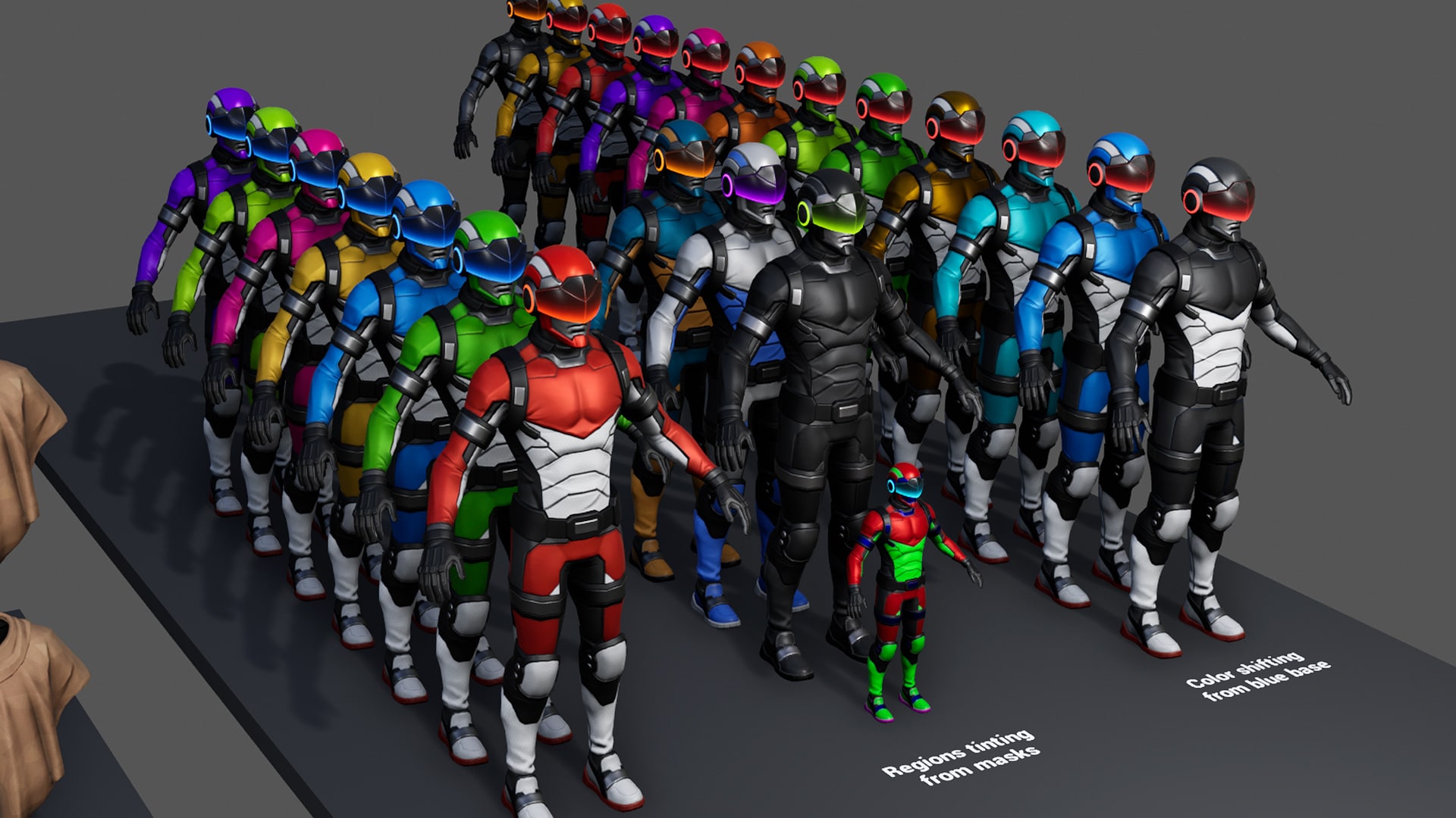 Tokusatsu outfit for Manny & Quinn and MetaHumans in Characters - UE ...