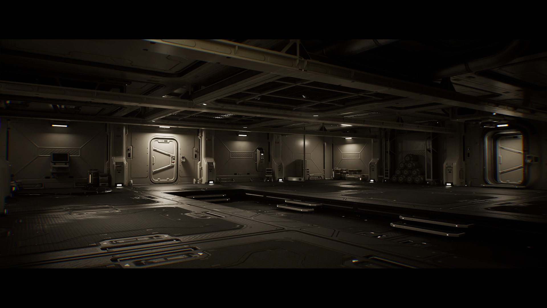 Modular Sci-Fi Indoor/Outdoor environment pack - Rocky Swampy Planet