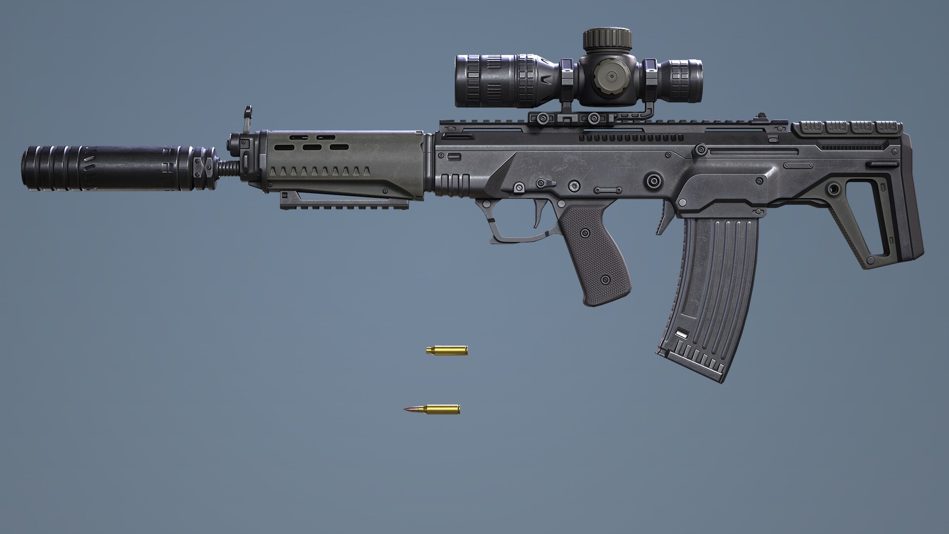 AL-X Assault Rifle With Hands in Weapons - UE Marketplace