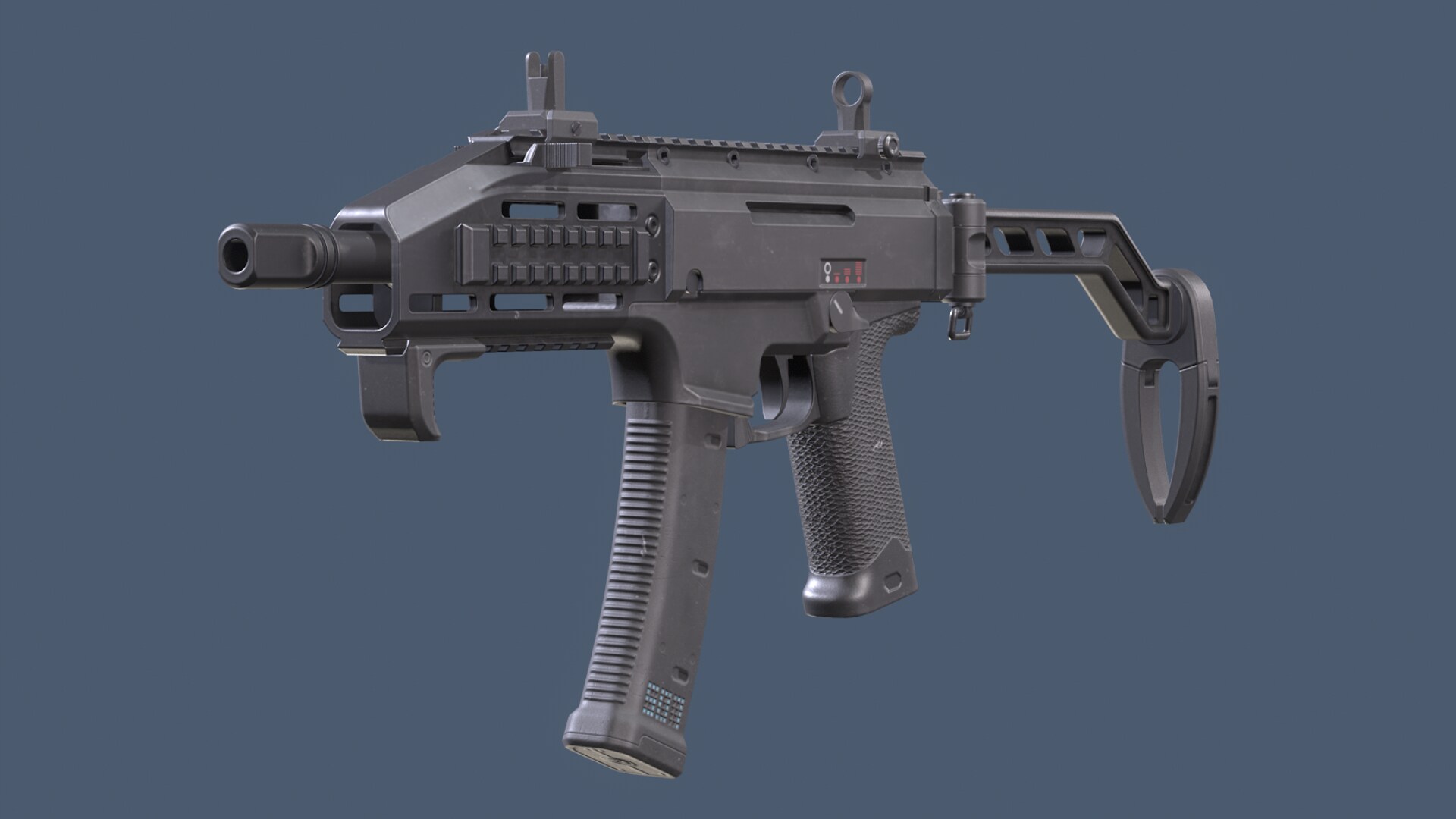 在武器创建的CS-34 SMG With Hands - 虚幻引擎商城