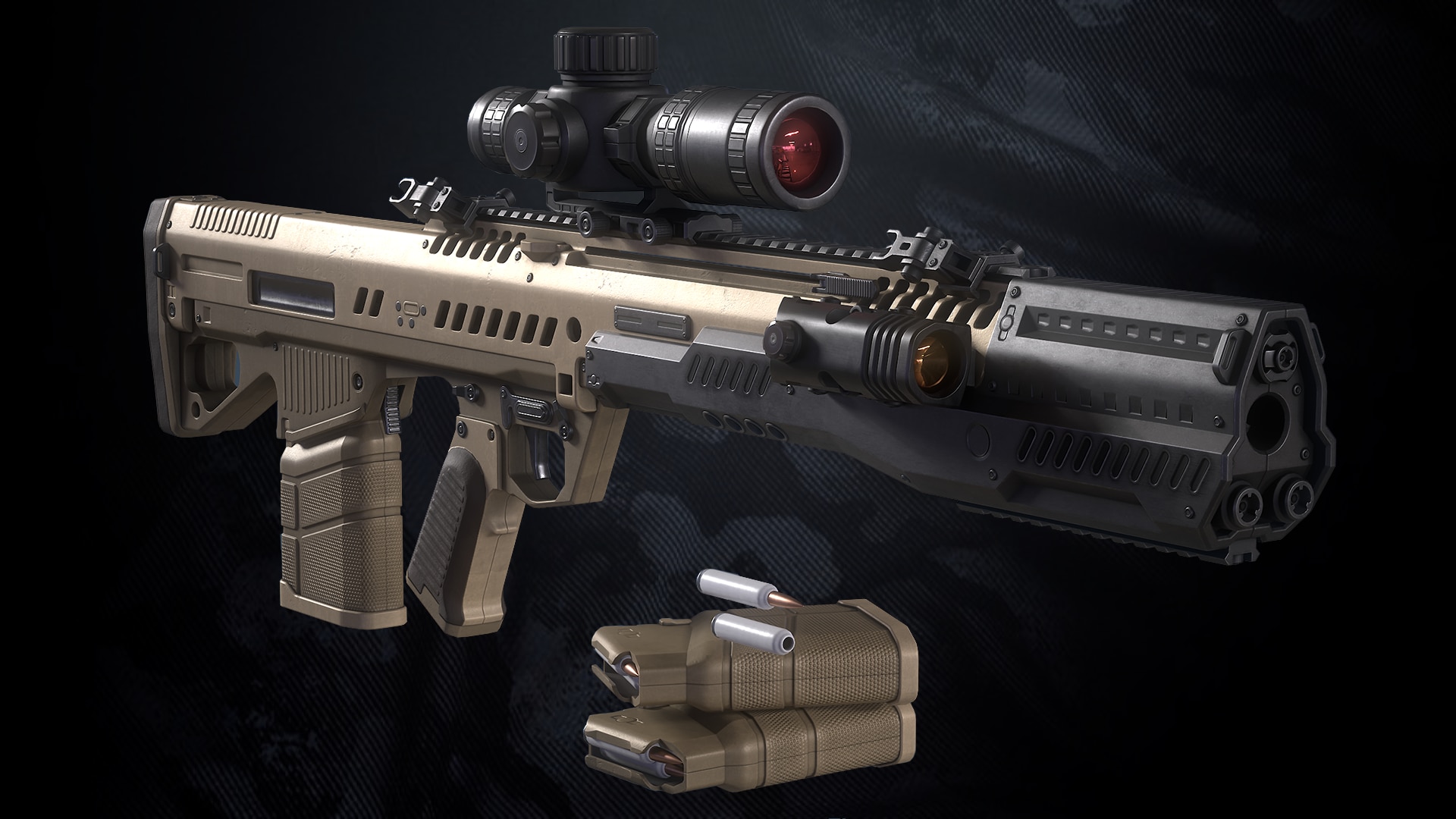 MR-772 Assault Rifle With Hands and weapon case in Weapons - UE Marketplace