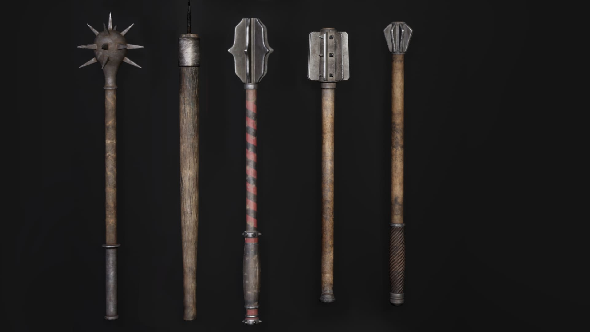 在道具创建的Medieval Weapon - Maces - 虚幻引擎商城