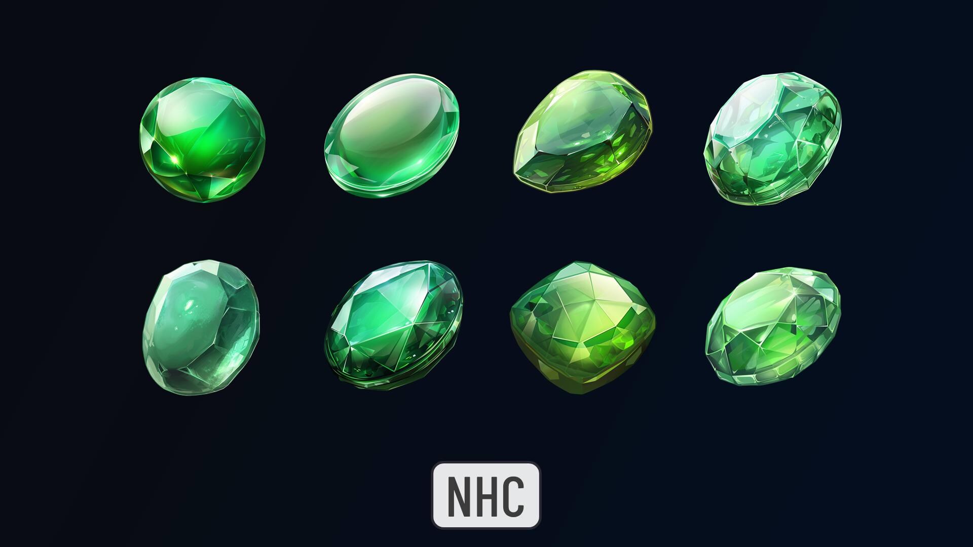 NHC - Green Gems, 카테고리 2D 애셋 - UE 마켓플레이스