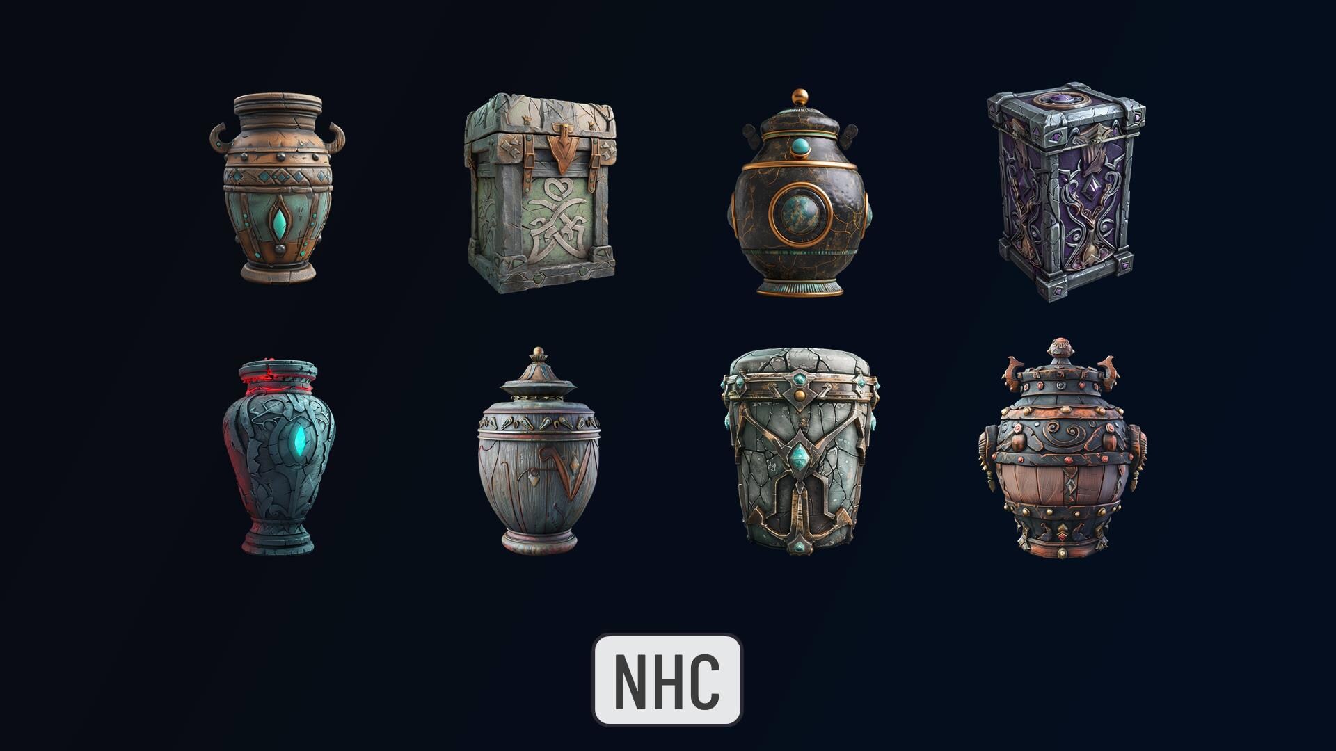 Nhc Arcane Containers In 2d Assets Ue Marketplace