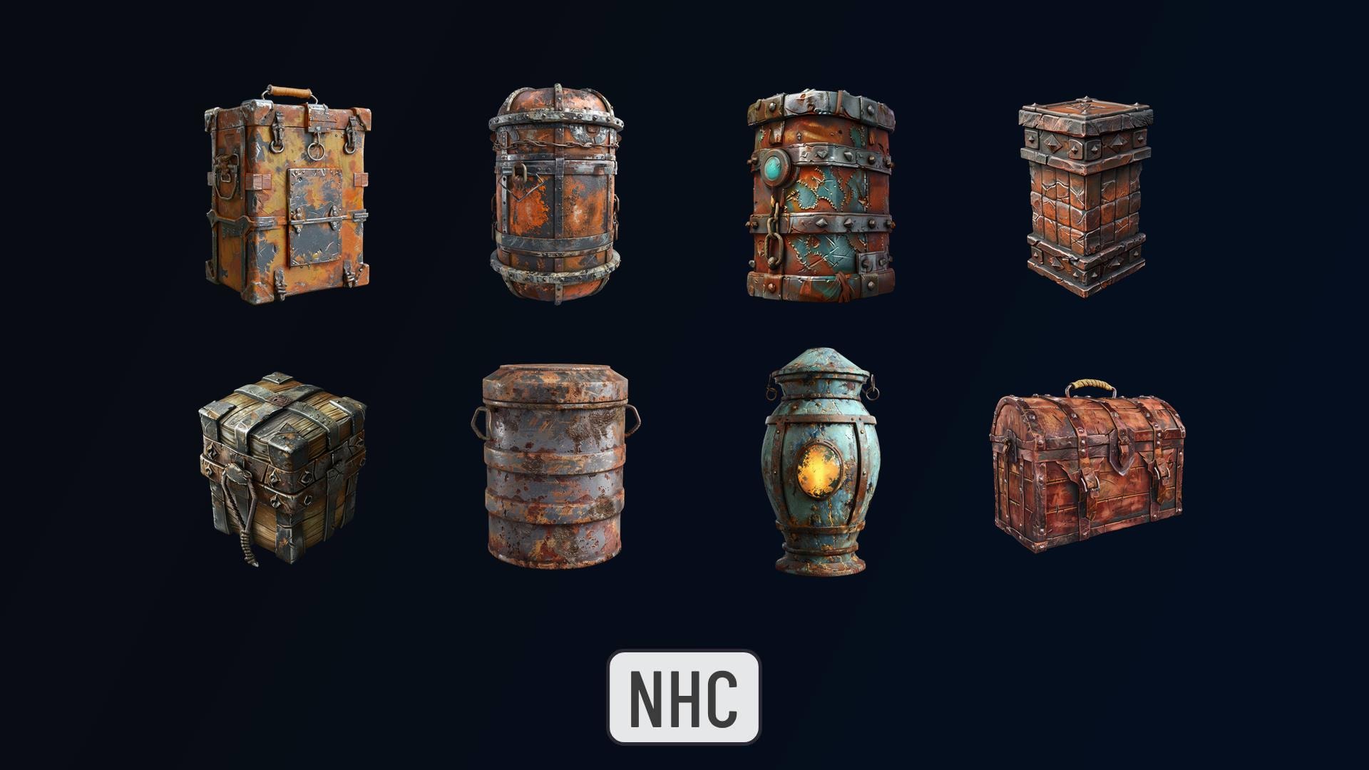 Nhc Ancient Containers In 2d Assets Ue Marketplace
