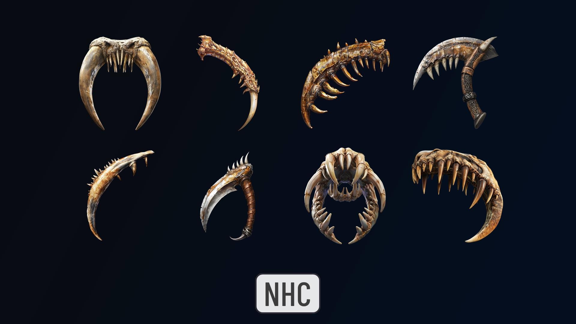 NHC - Saber-Toothed Fangs, 카테고리 2D 애셋 - UE 마켓플레이스