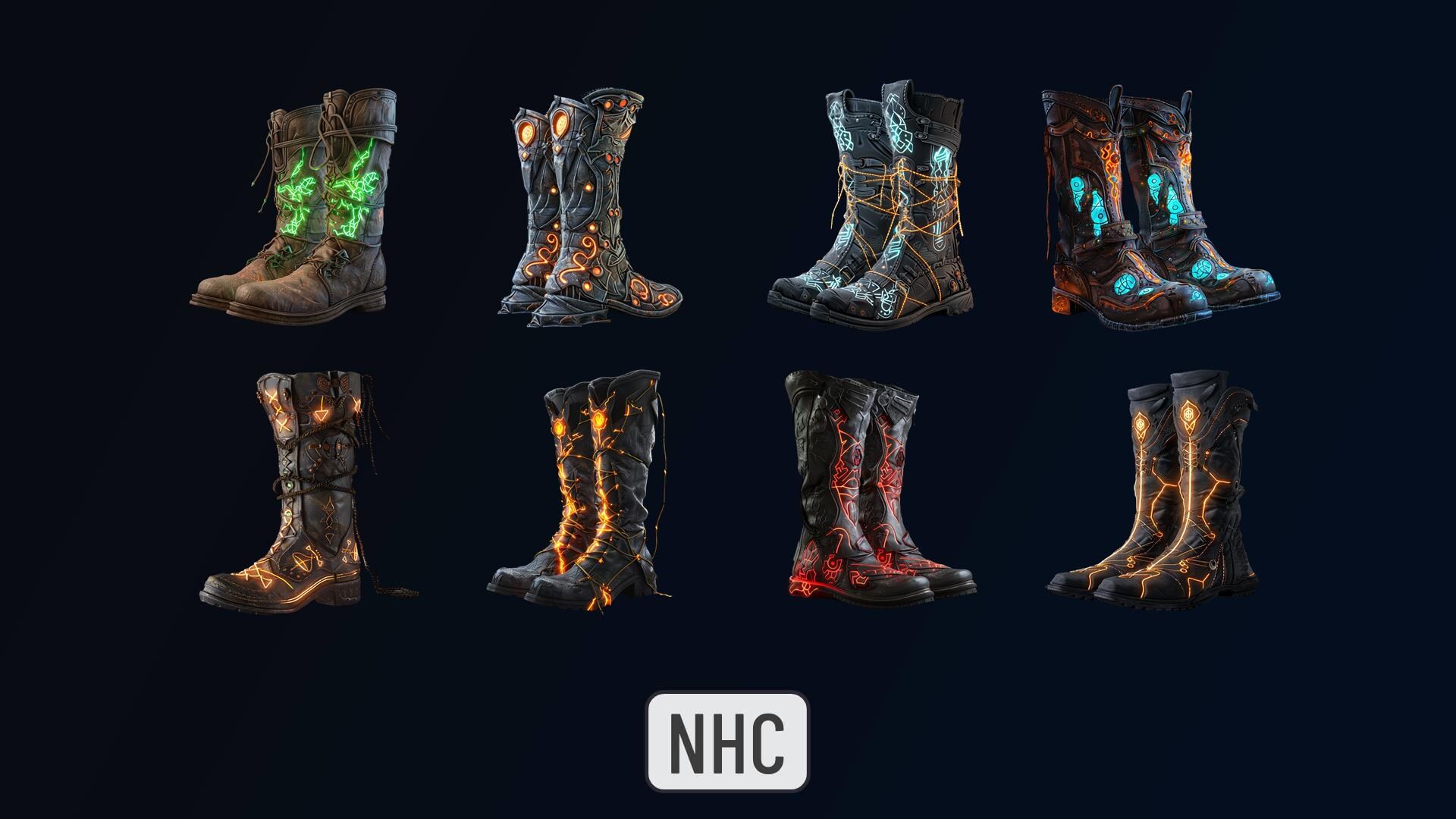 NHC - Magic Boots in 2D Assets - UE Marketplace