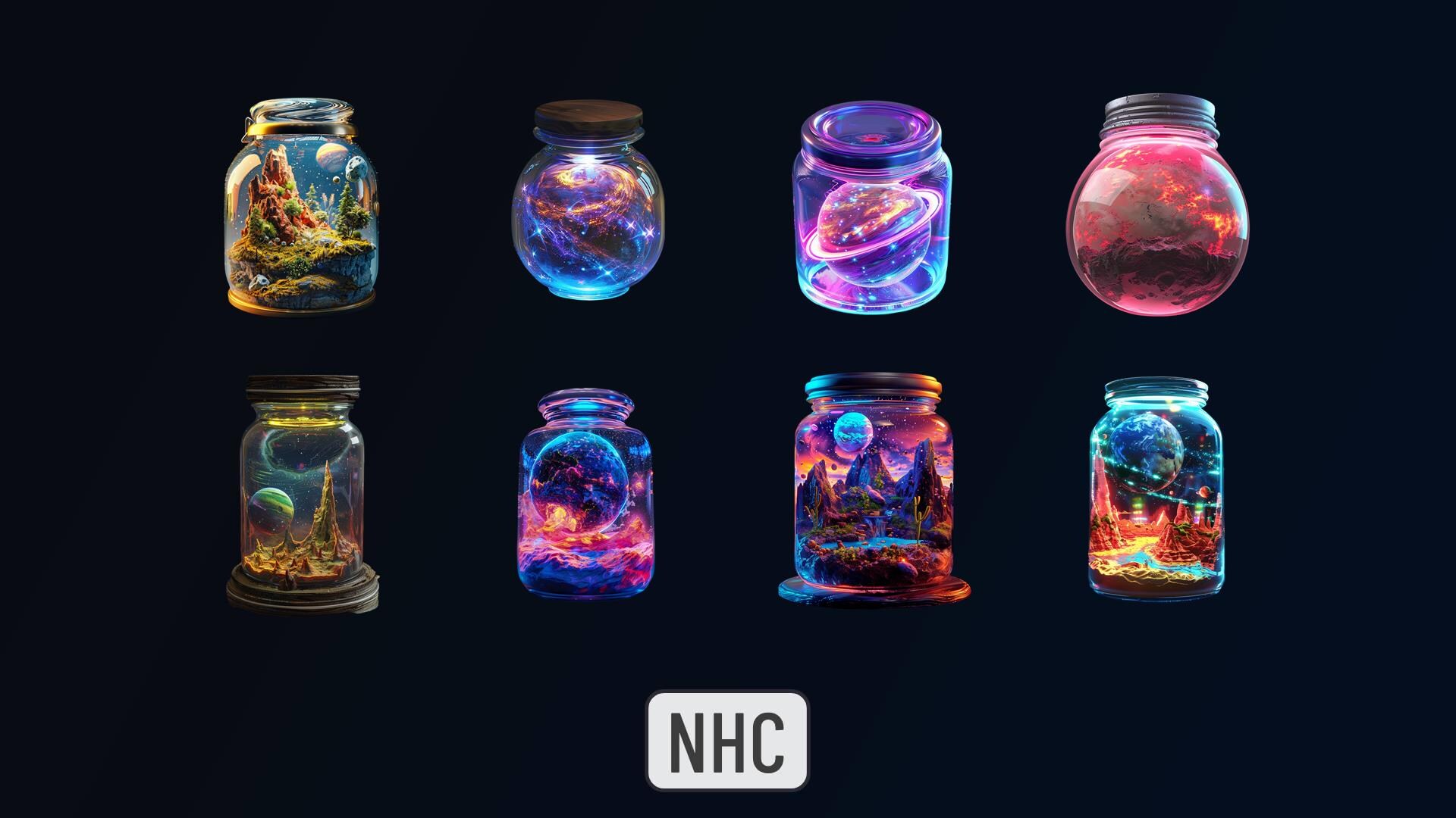 Nhc Futuristic Jars In 2d Assets Ue Marketplace