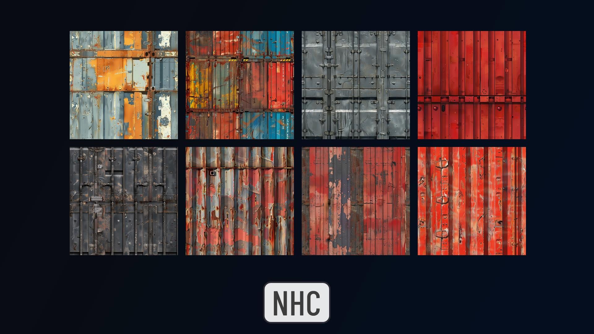 Nhc Cargo Containers Textures In Textures Ue Marketplace