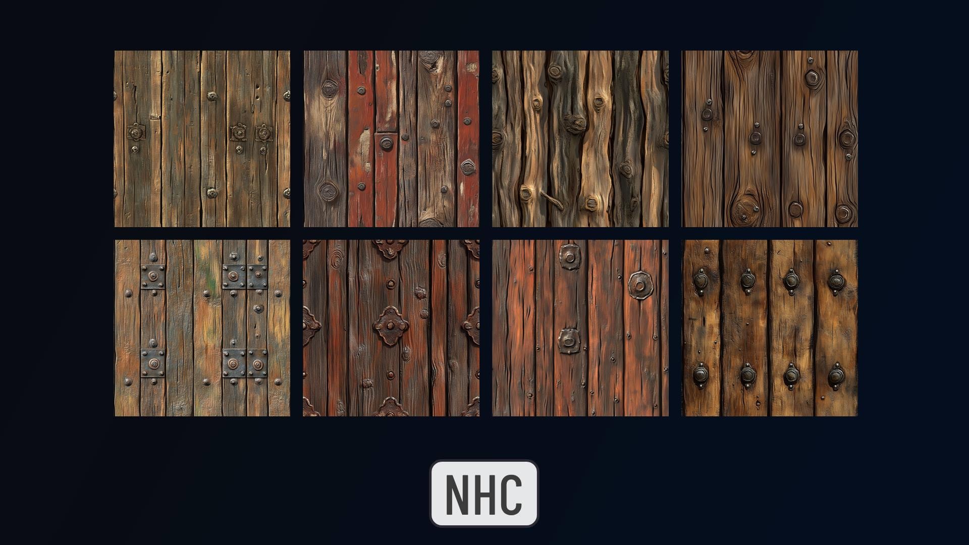 NHC - Woodgrain Textures in 2D Assets - UE Marketplace