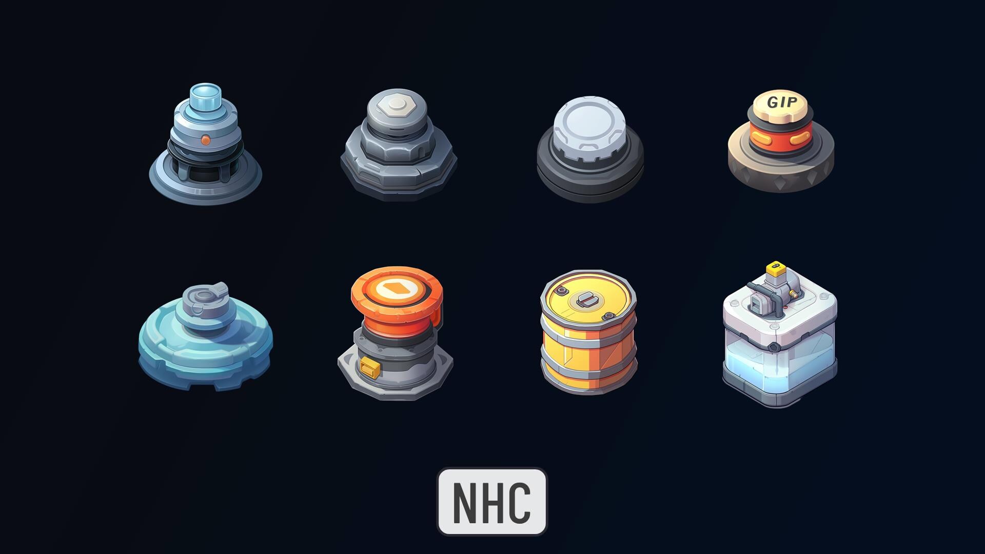 NHC - Auto Mechanic Set 02, 카테고리 2D 애셋 - UE 마켓플레이스