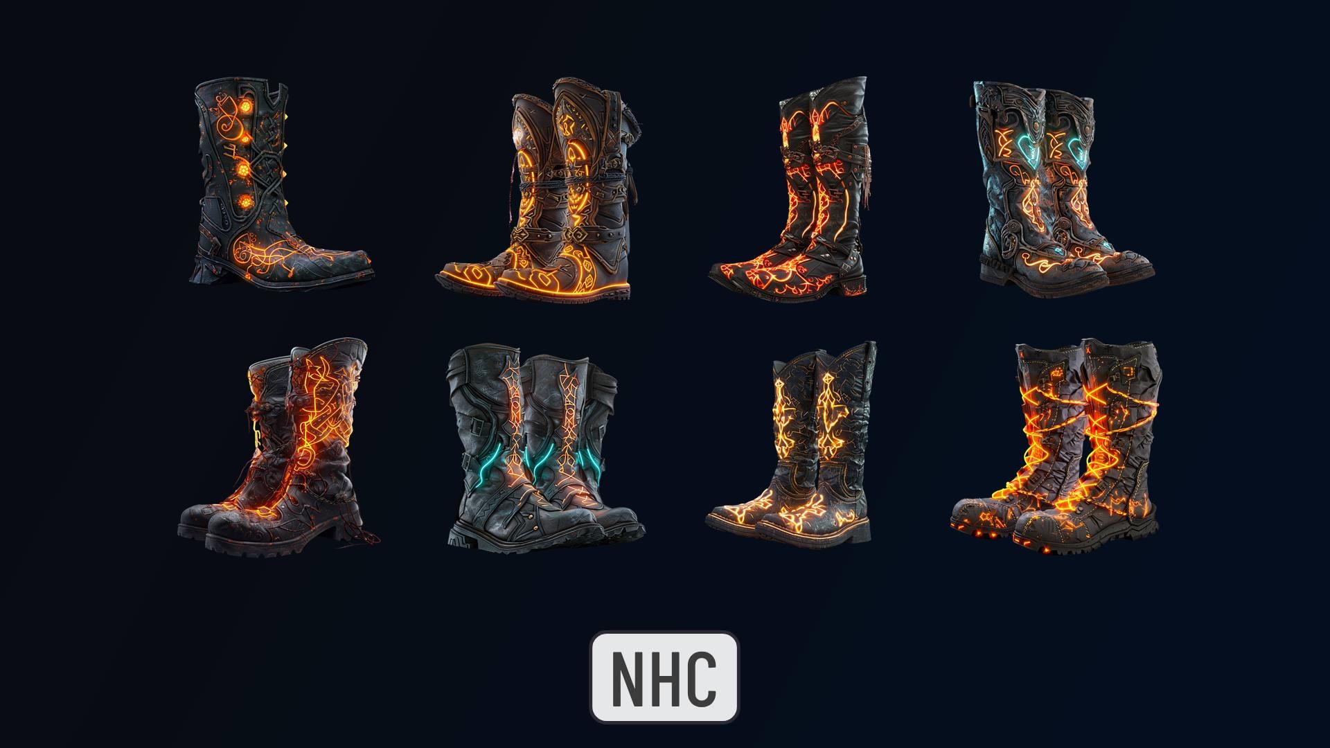 NHC - Magic Boots in 2D Assets - UE Marketplace