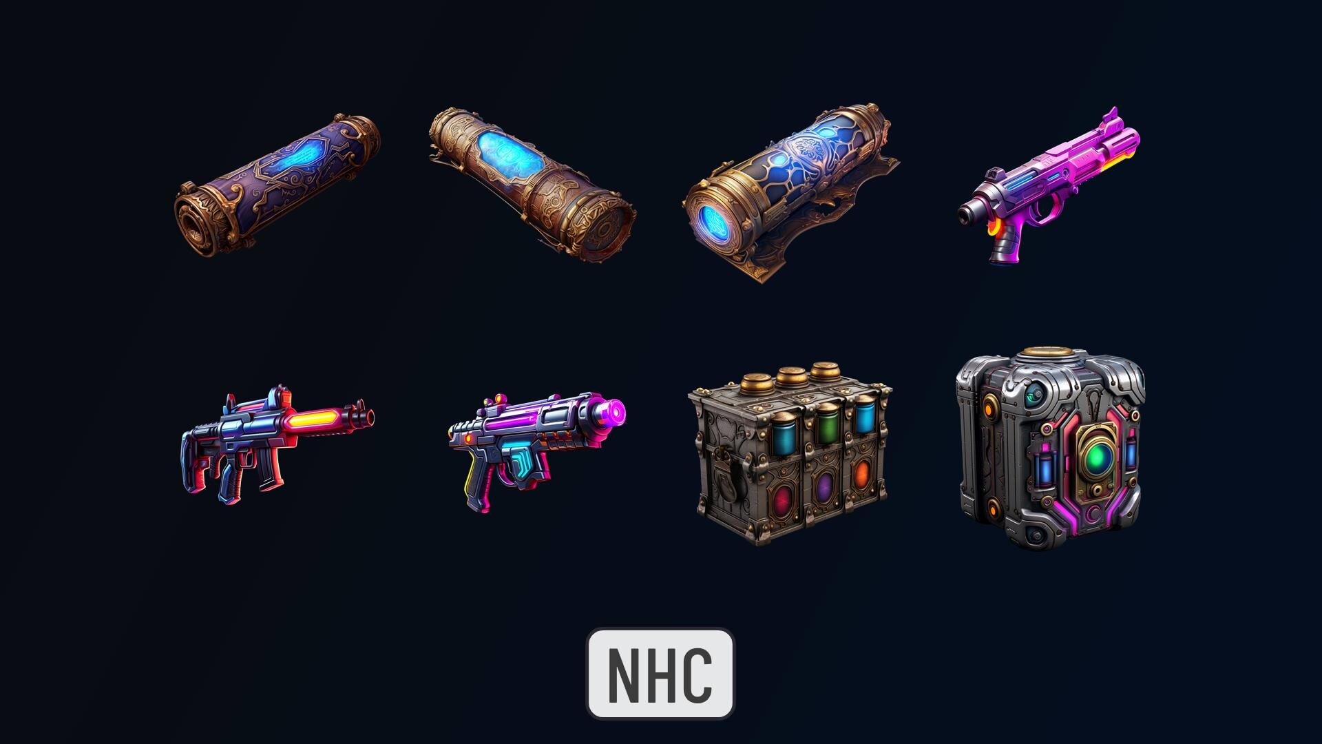 Nhc Futuristic Habitat Pack In 2d Assets Ue Marketplace